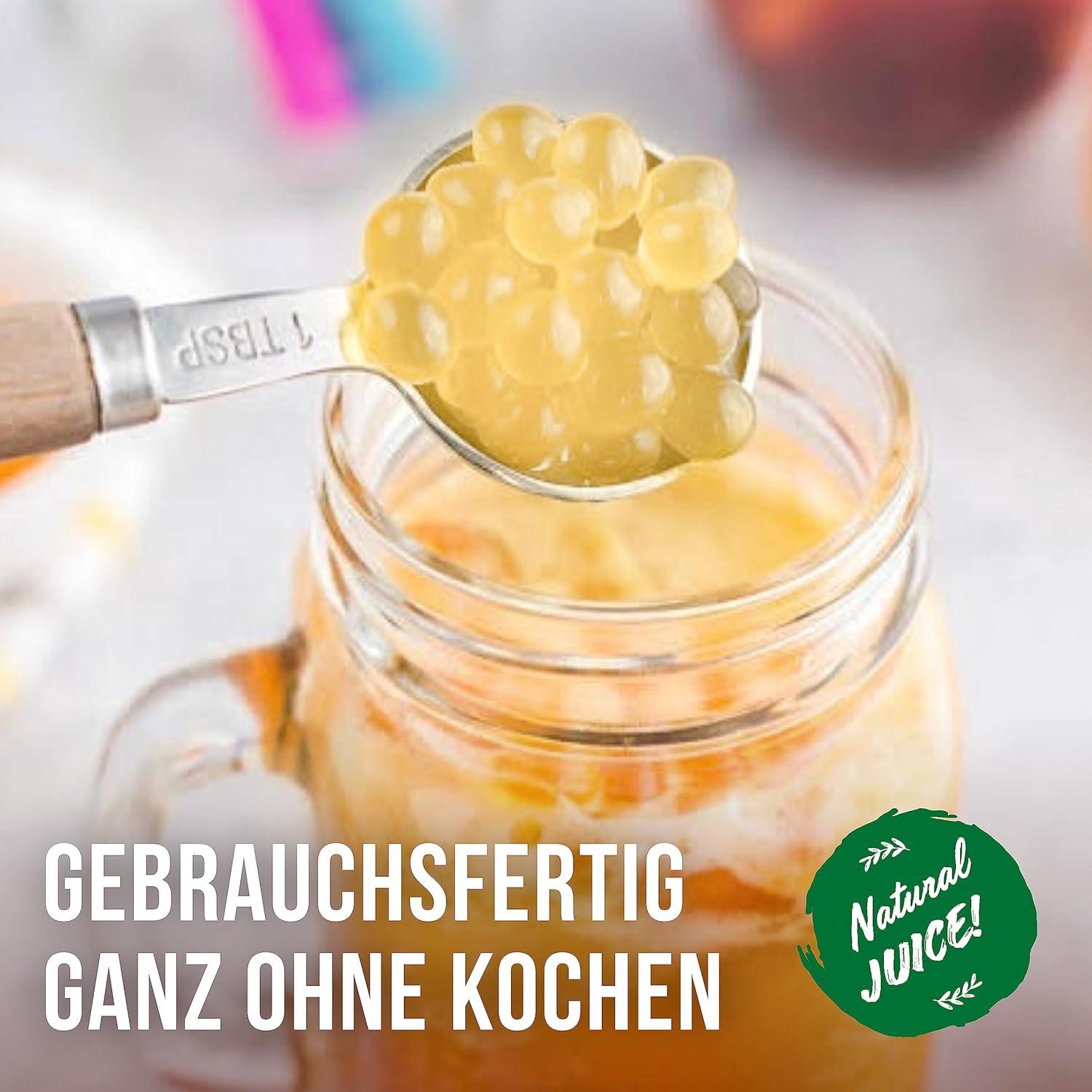 Inspire Food Lemon Bubble Tea Pearls | Vegan & Gluten-Free Popping Boba ...