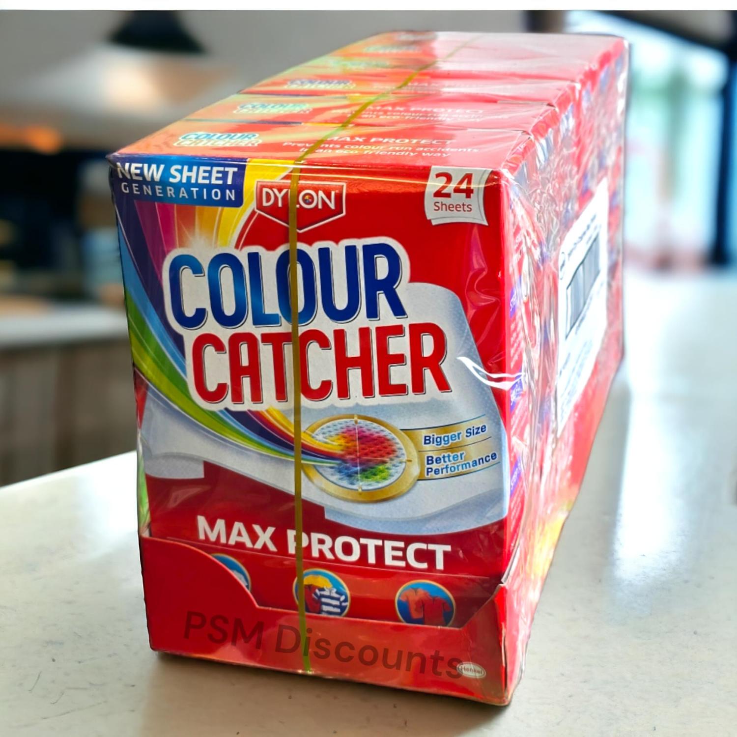 144 x Colour Catcher Max Protect Laundry Sheets Prevents Color Fading ...