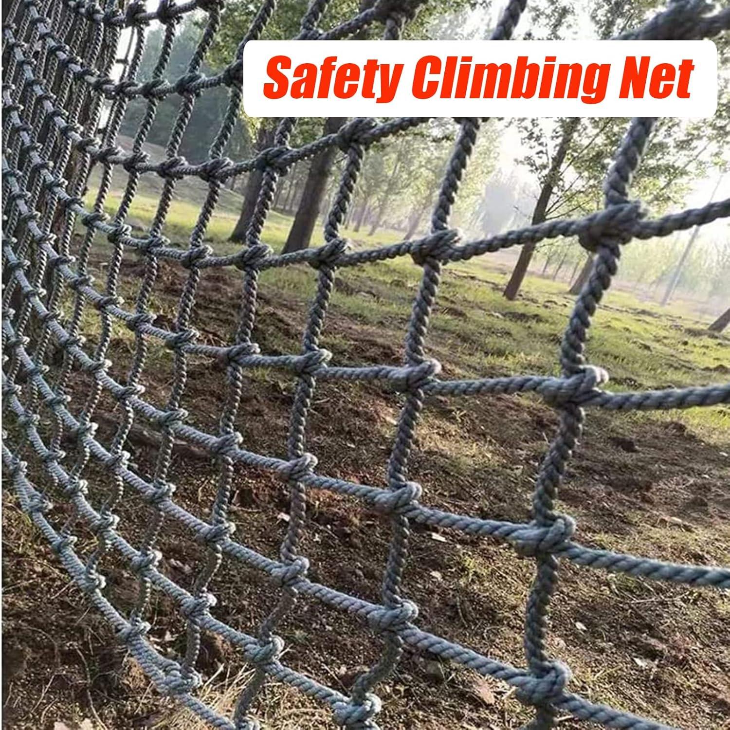 Climbing Net Heavy Duty Rope Cargo Net Tree House Climbing Safety Net ...