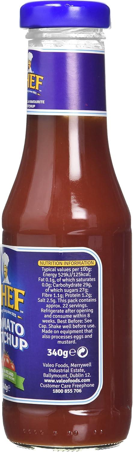 Chef Ketchup 340 g | Buy Now with Express International Delivery ...