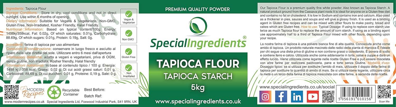 Special Ingredients Tapioca Flour/Tapioca Starch 5kg Premium Quality ...