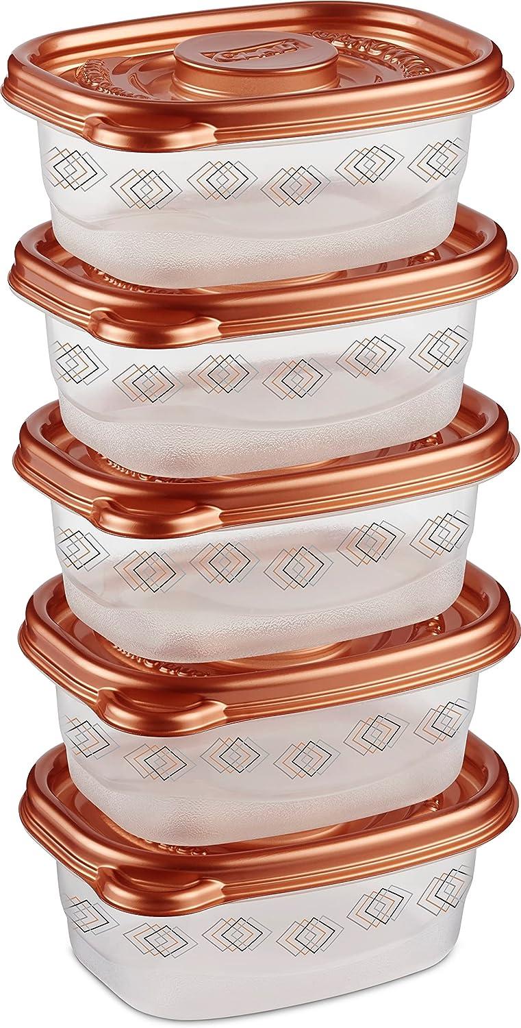 GladWare Design Series Food Storage Containers 9 Oz 5 Ct | Small Snack ...