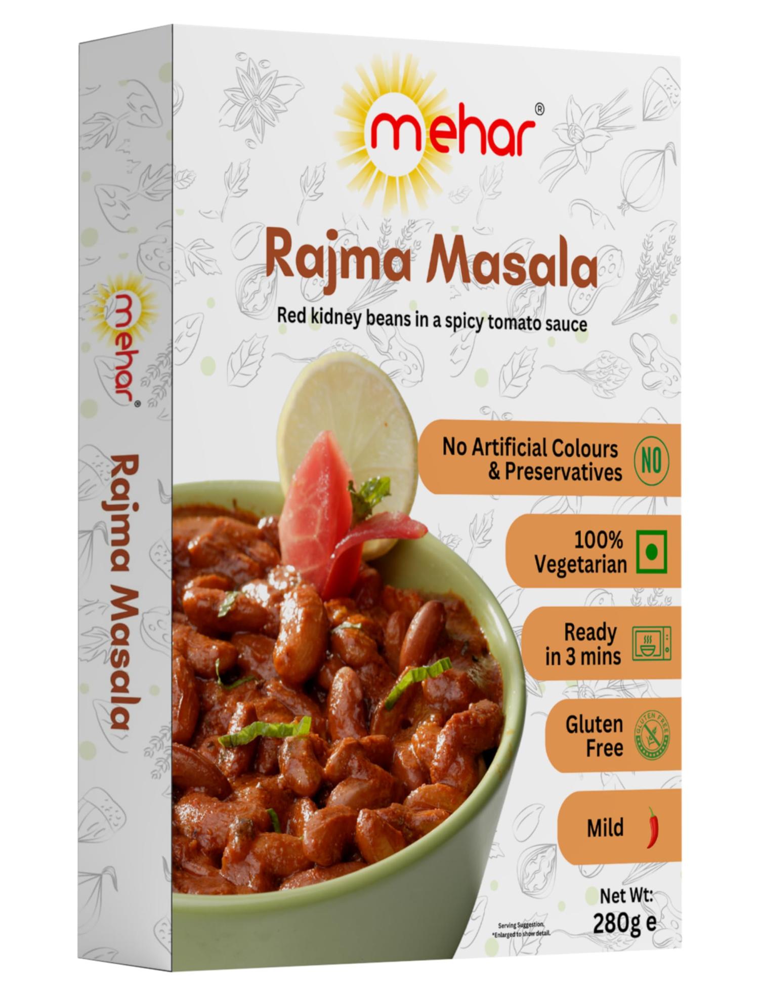 Mehar Ready to eat Rajma Chawal 280g(pack of 3) | Buy Now with Express ...