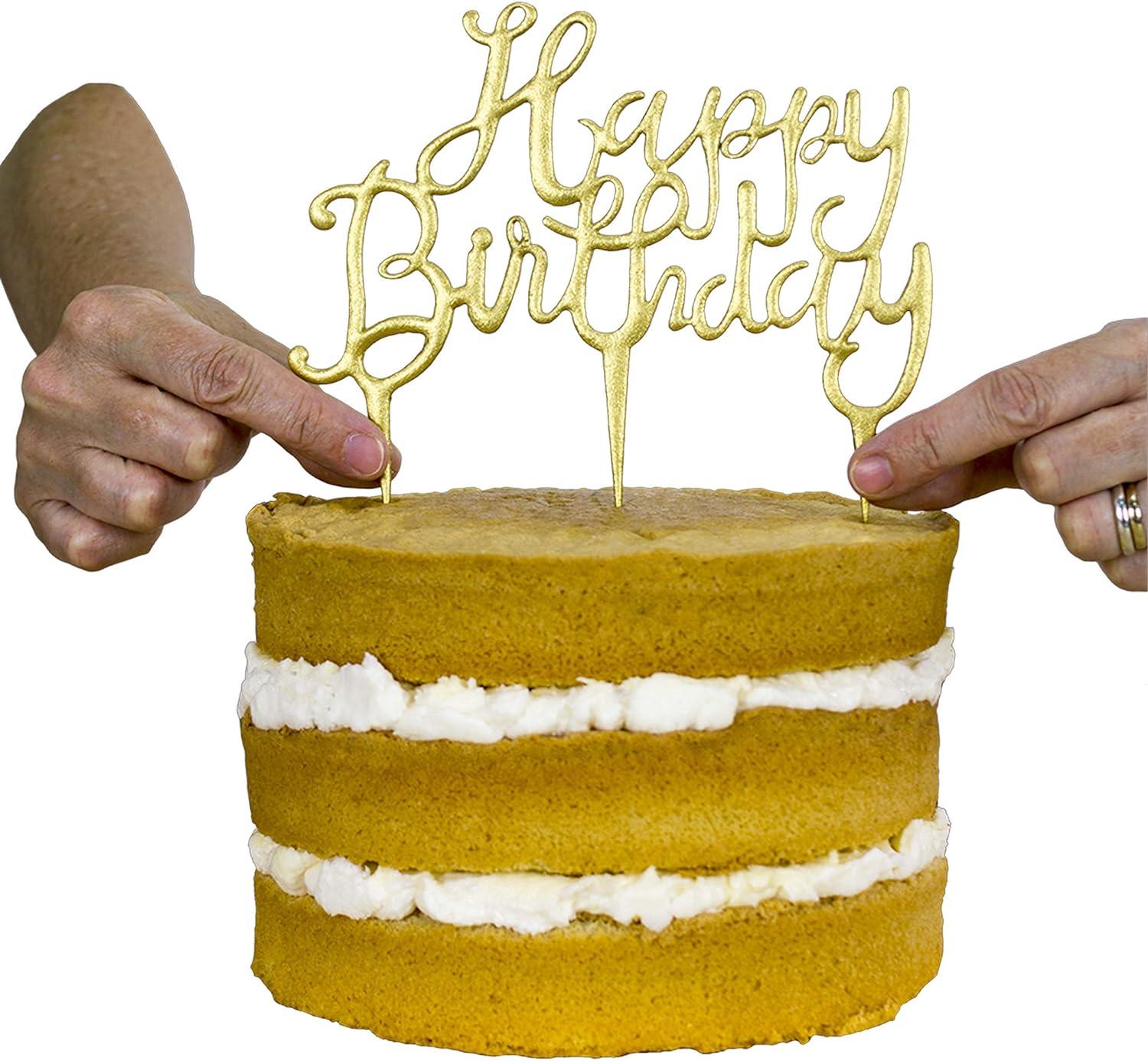 PME Cake Topper - Happy Birthday Script | Buy Now with Express ...