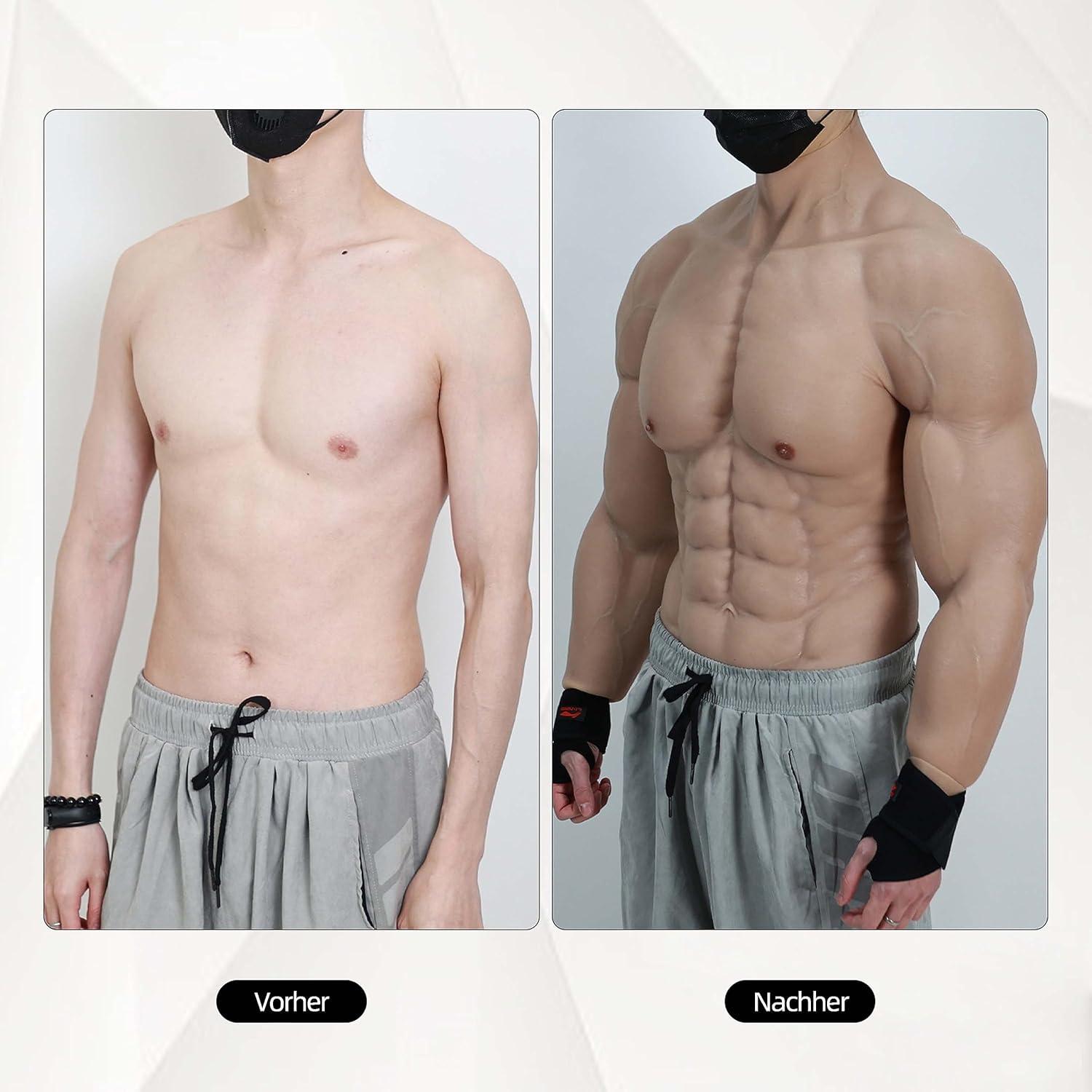 Buy Smitizen Silicone Muscle Suit for Men - Realistic Upper Body ...