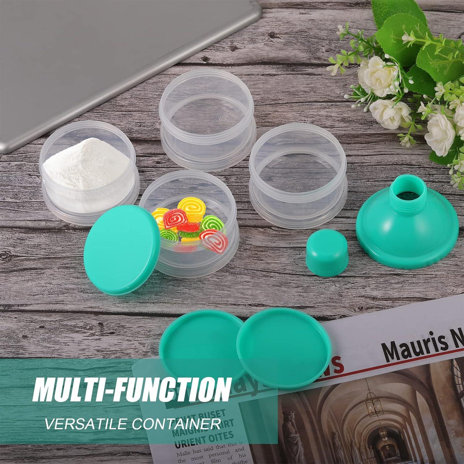 Milk Powder Dispenser Pots - Formula & Snack Storage Container for ...