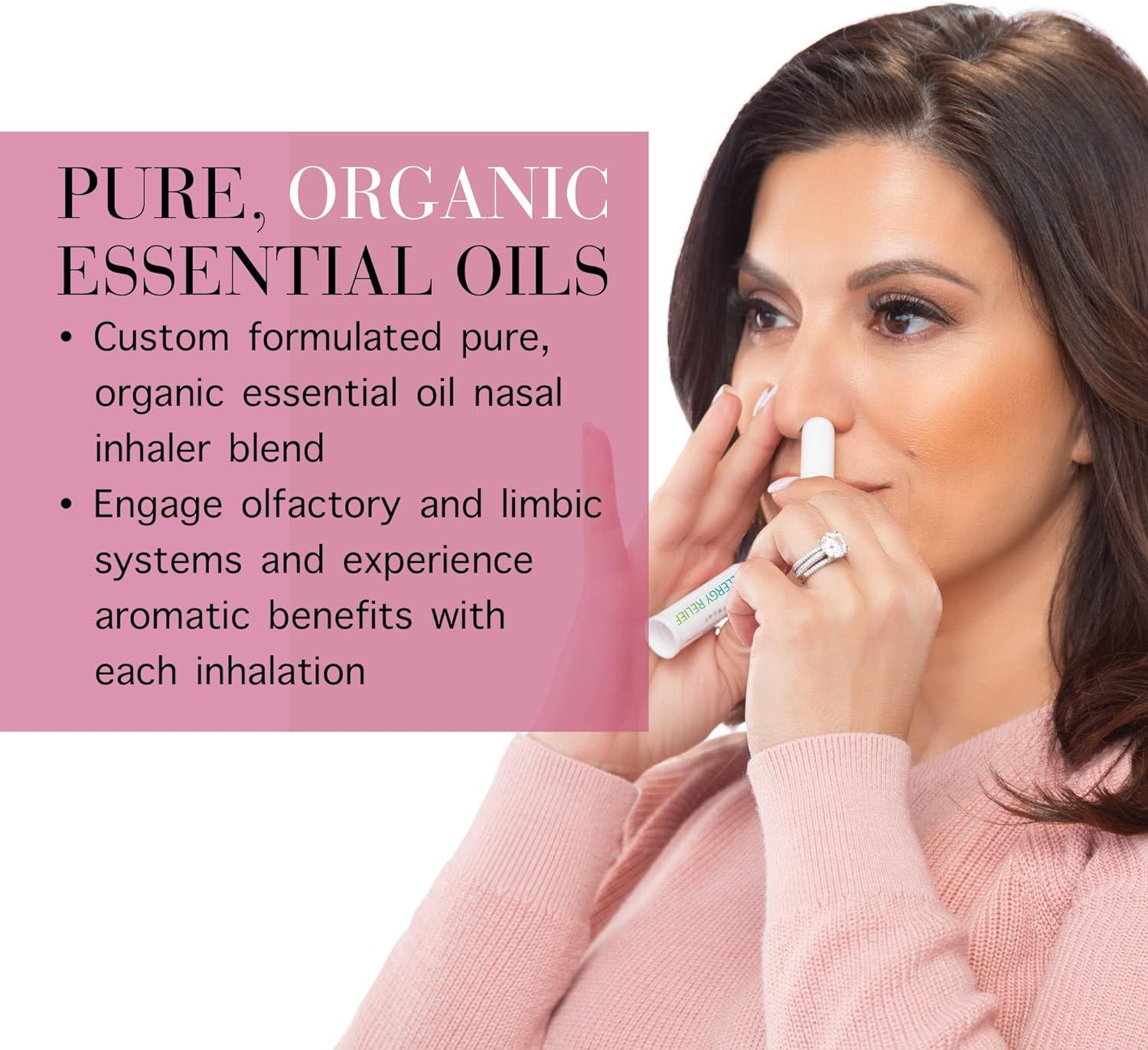 TRU47 Organic Essential Oil & Colloidal Silver Nasal Inhaler Stick for ...