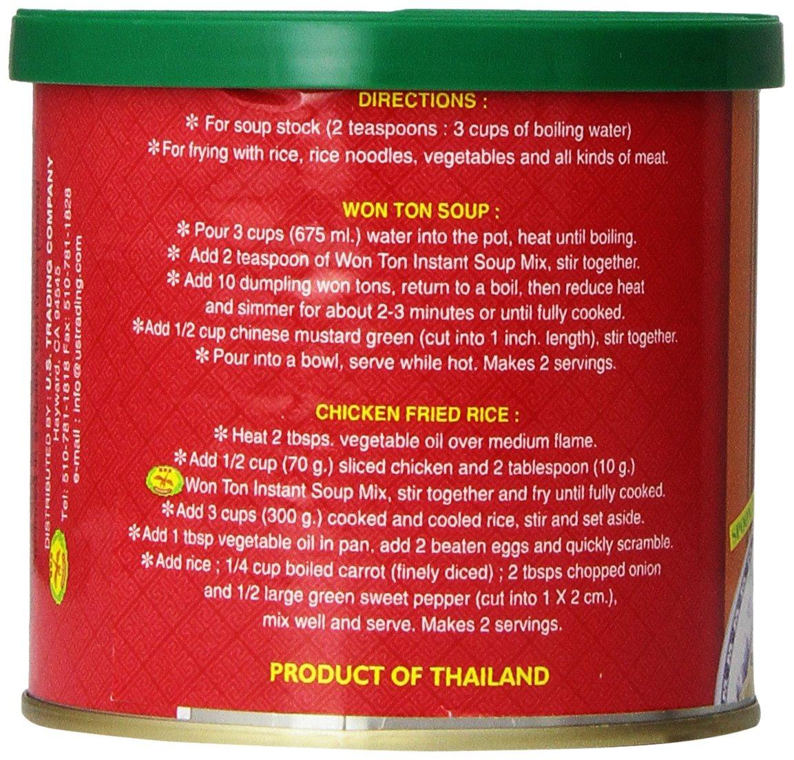 Dragonfly Won Ton Instant Soup Mix - 8 oz | Delicious and Easy Asian ...