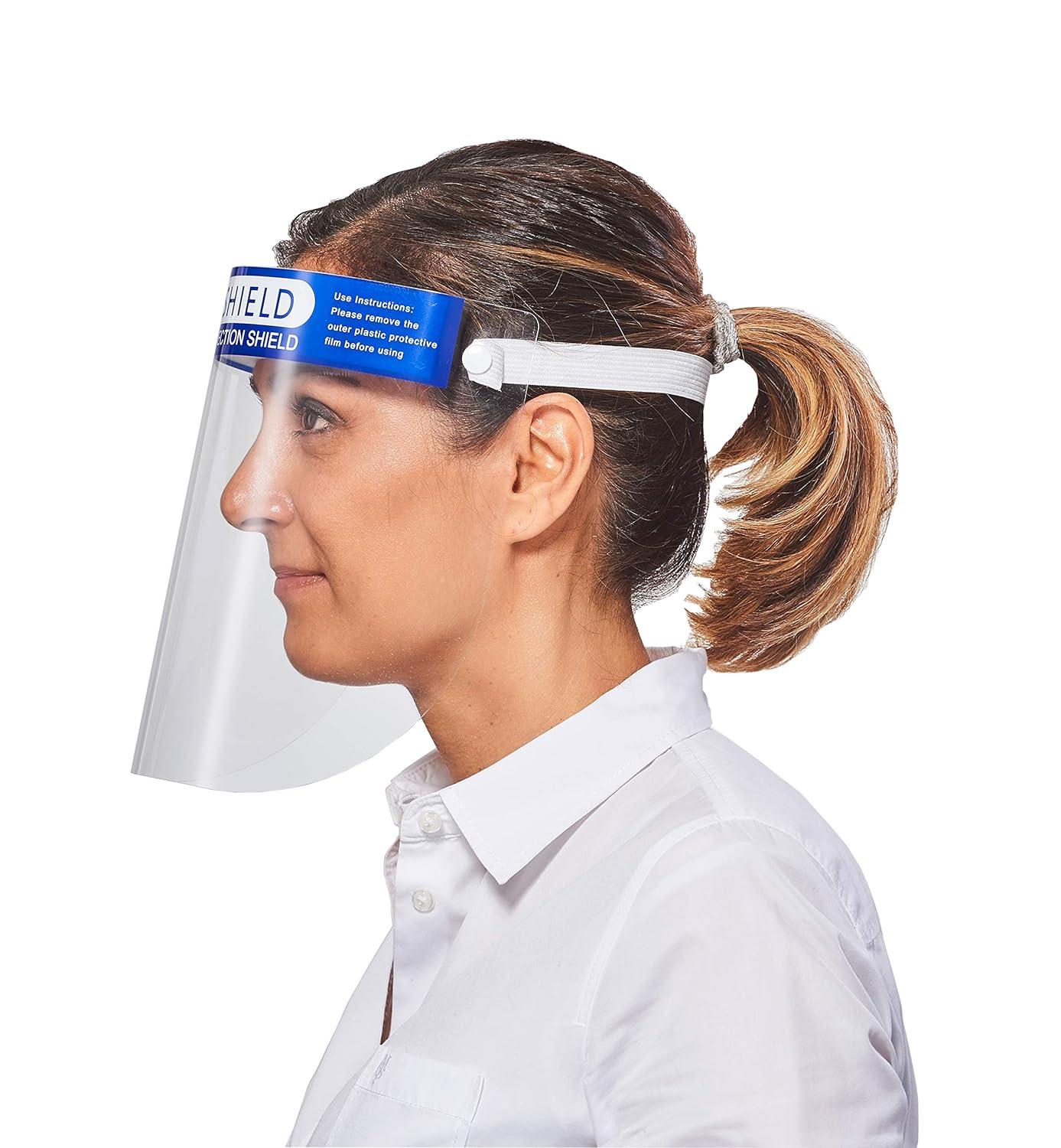 Buy 5 Pack Face Shield - Anti-Fog Visor with Comfortable Padding | Best ...