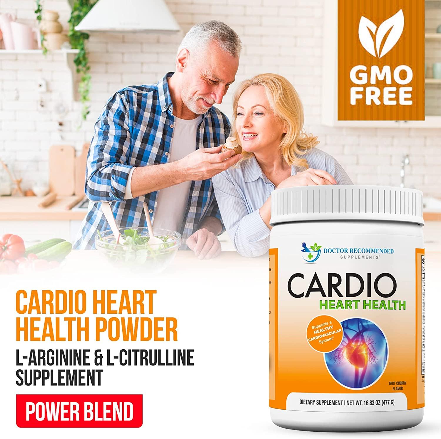 Cardio Heart Health Powder - L-Arginine 5000mg & L-Citrulline 1000mg ...