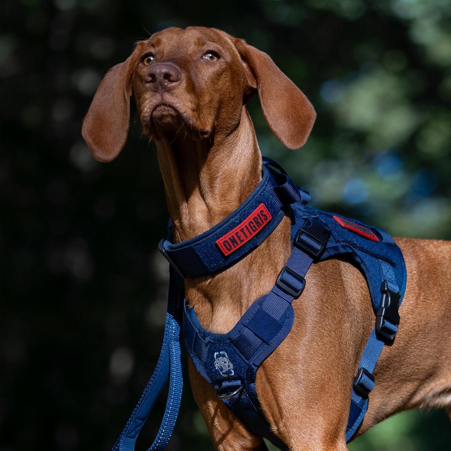 Oneigris Tactical Dog Harness - Fire Watcher Safety Vest for Service ...