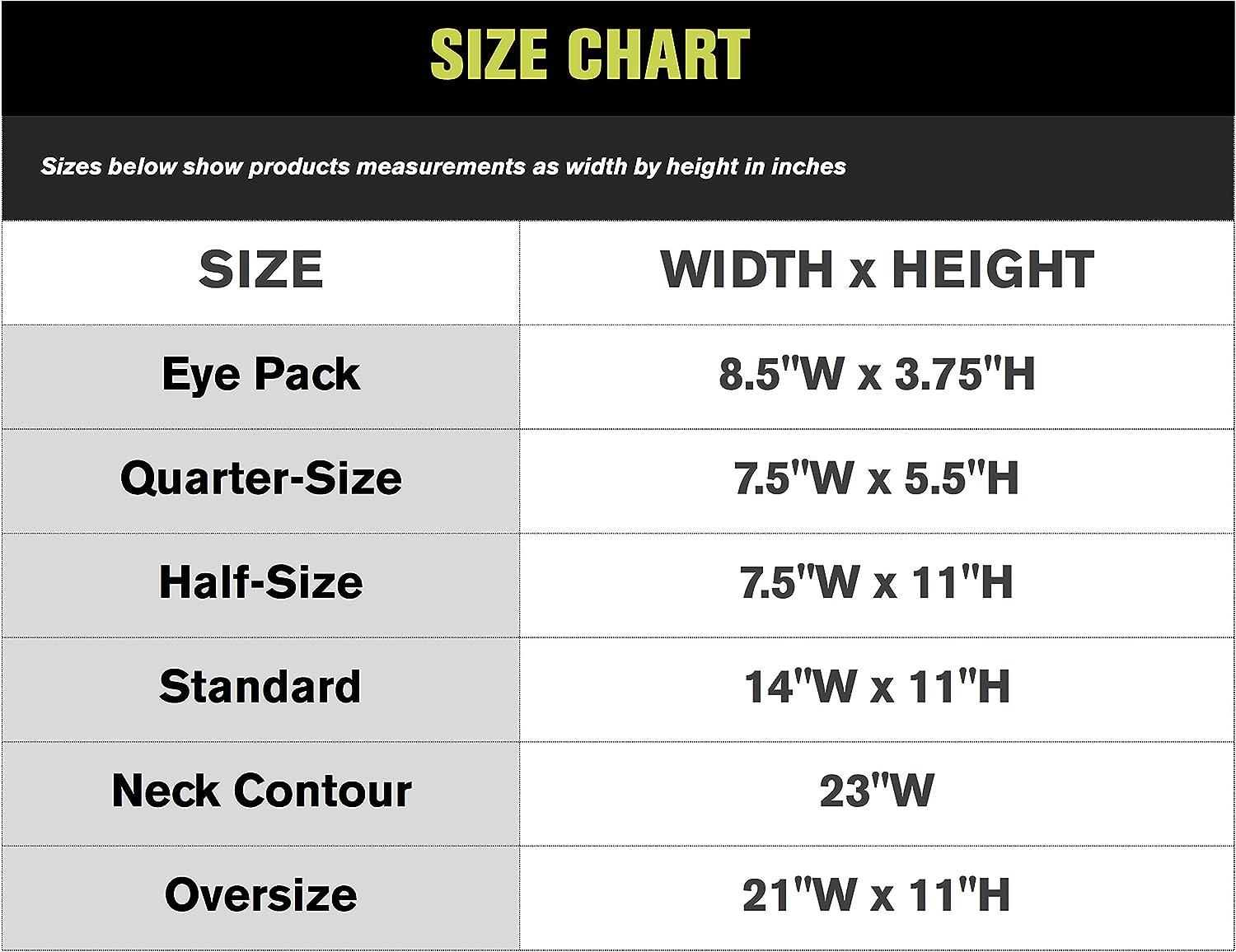 Chattanooga ColPac Blue Vinyl Neck Contour Ice Pack - 23 inch - Cold ...