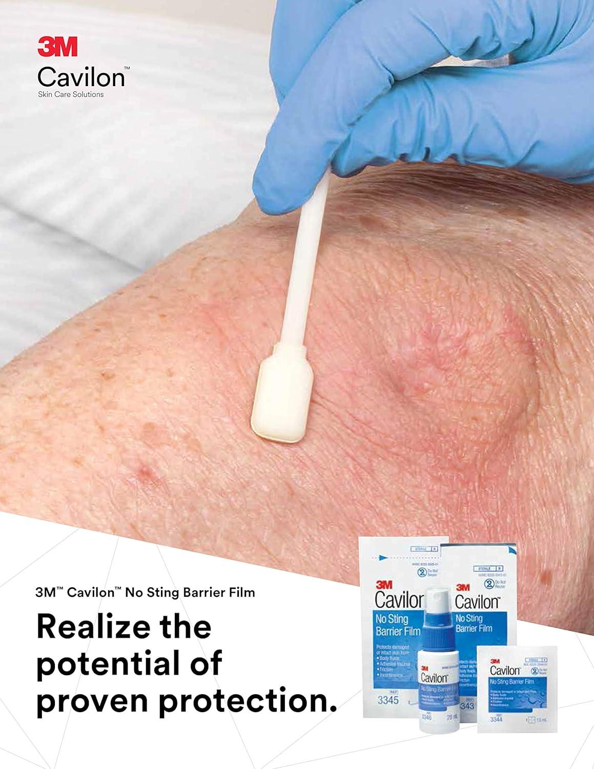 3M Cavilon No Sting Barrier Film 3345 - 25 Applicators | Skin Protection Solution