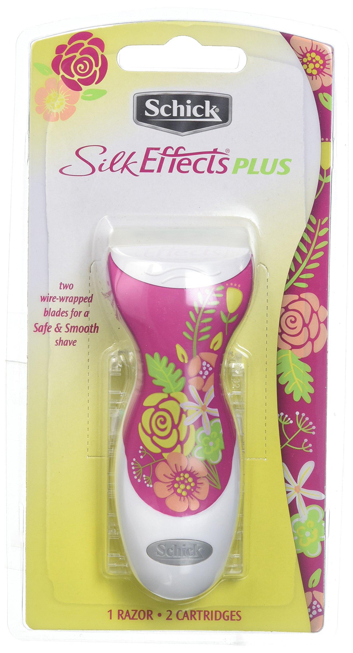 Schick Silk Effects Plus Razor - Smooth Shaving Experience | 1 Razor