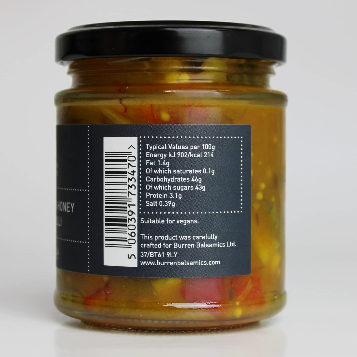 Burren Balsamics Balsamic & Honey Piccalilli 200g - Exquisite Sweet and ...