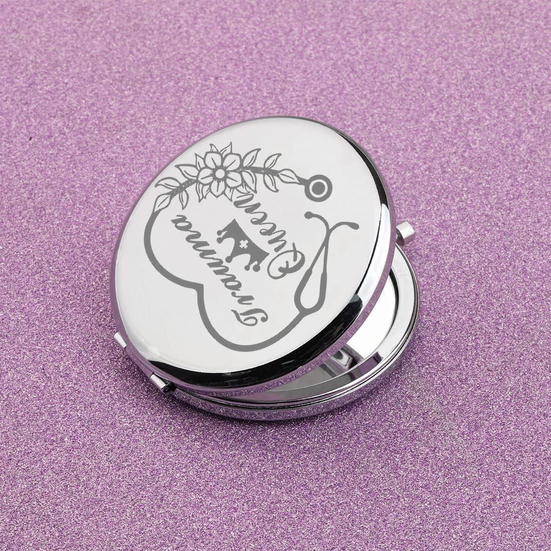 CHOORO Trauma Queen Makeup Pocket Mirror - Nurse Appreciation Gift ...