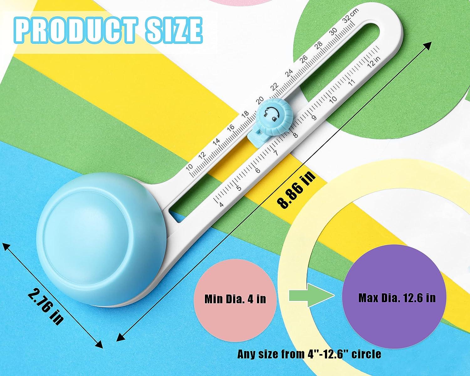 MyLifeUNIT Circle Cutter Circular Rotary Cutter for Paper Crafts ...
