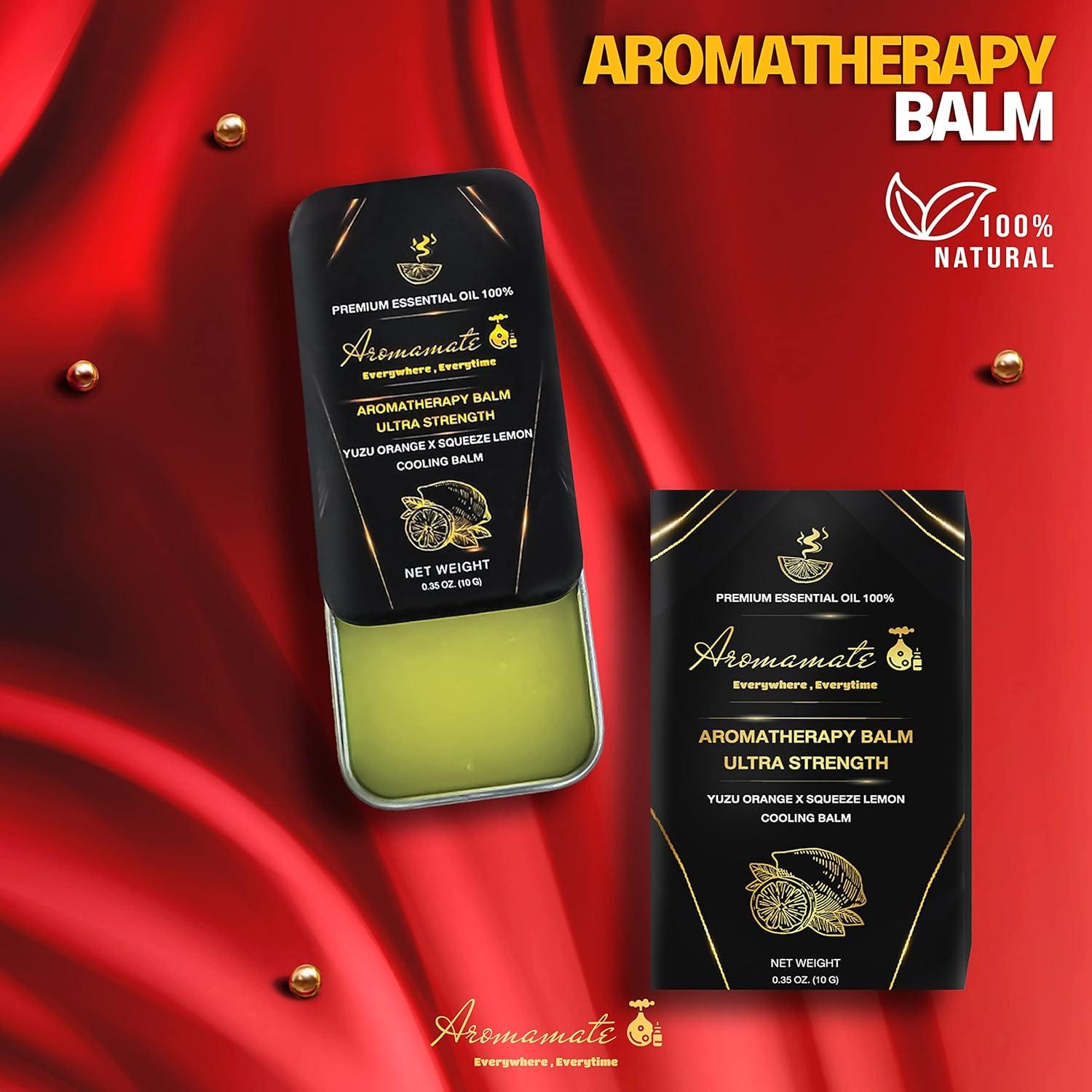 Aromamate Back and Neck Aromatherapy Balm Ultra Strength for Healing ...