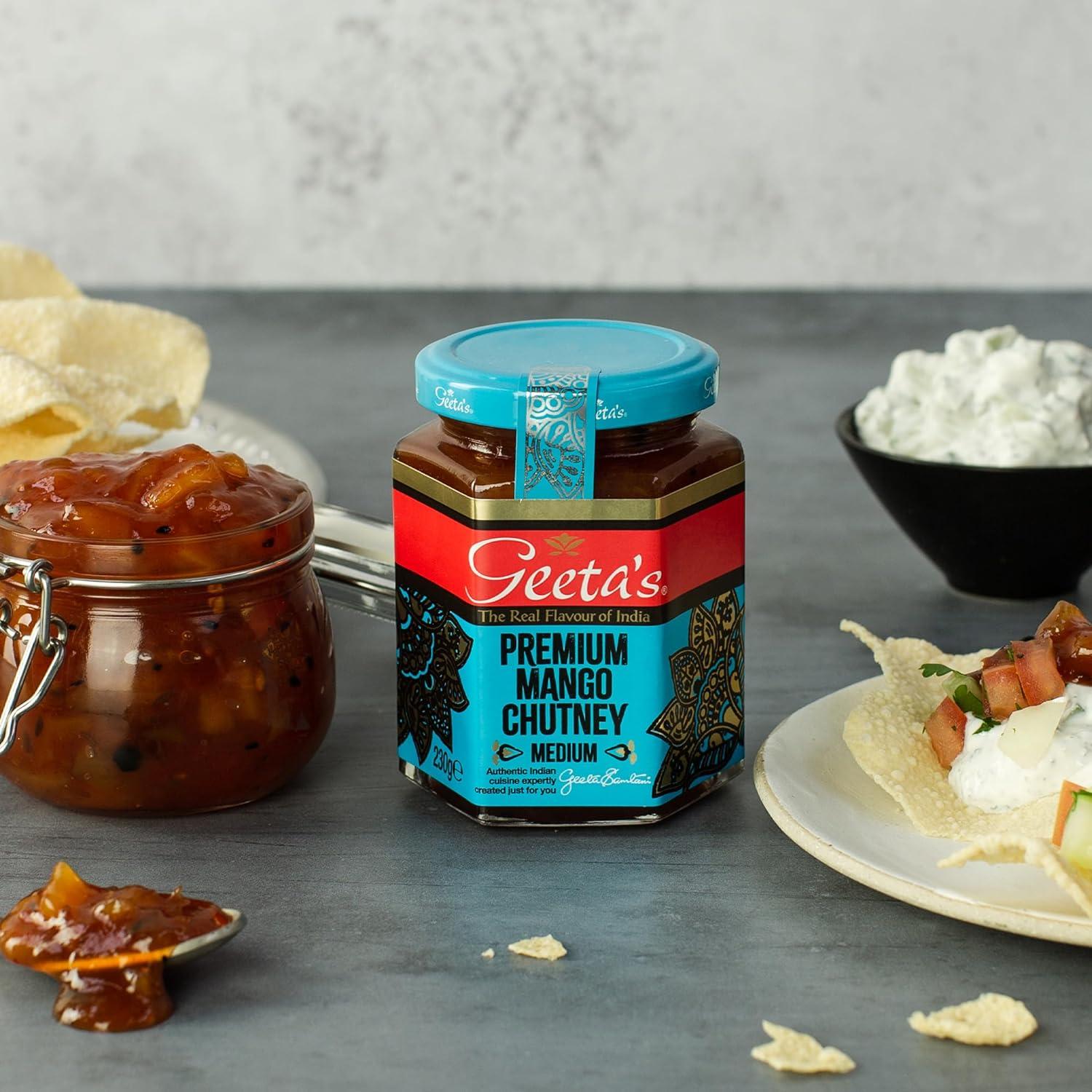 Geeta's Premium Chutney 230g Custom Case (Pack of 6) | Choose Any ...