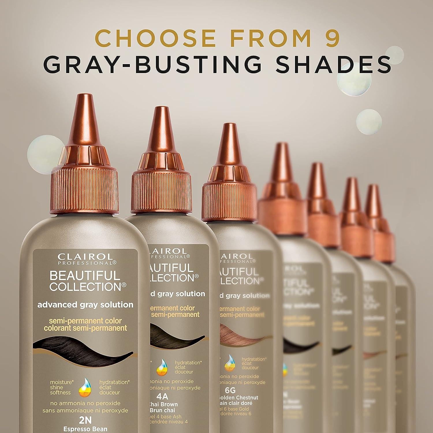 Clairol Professional Beautiful Advanced Gray Solutions 6N Toasted ...