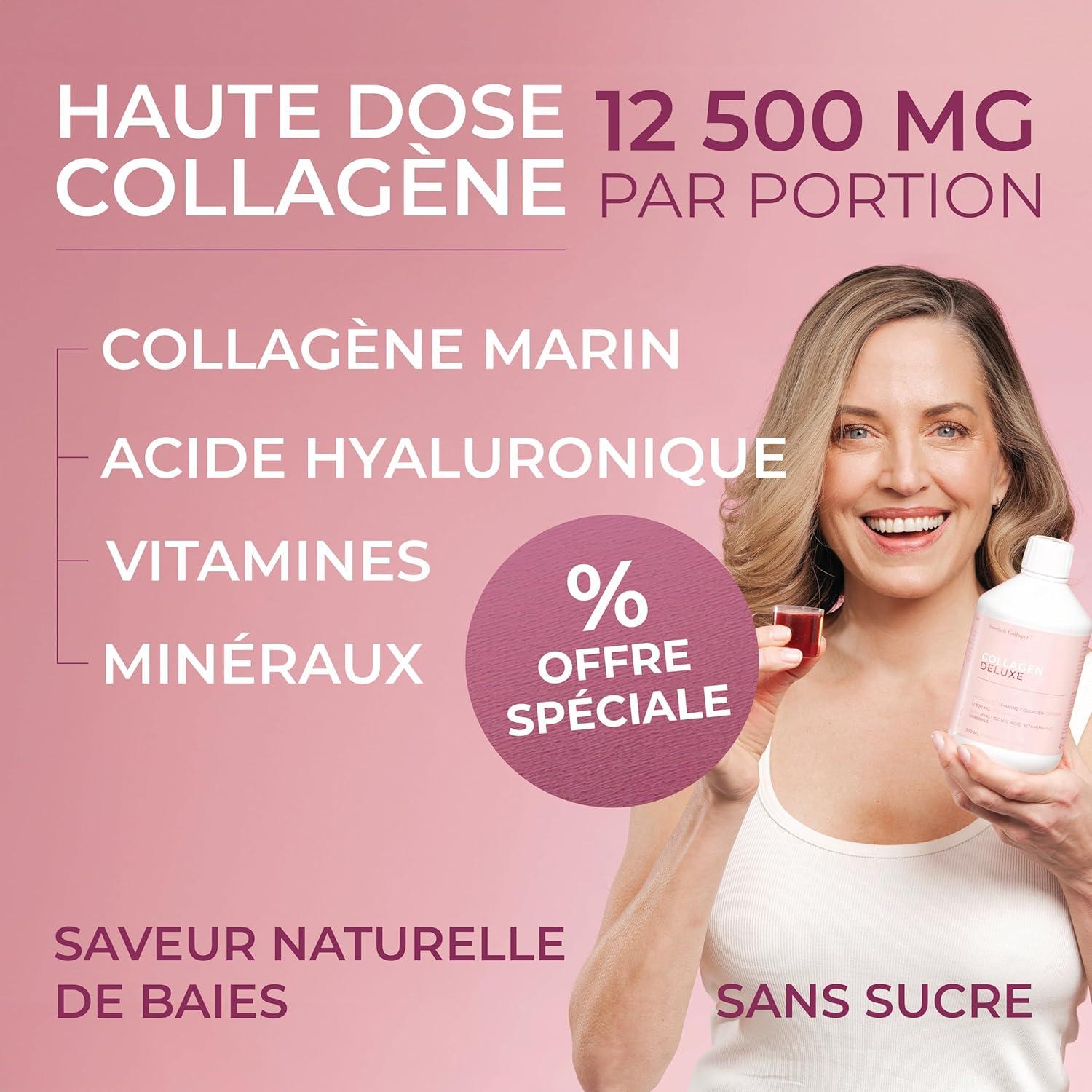 Swedish Collagen - Collagen Deluxe 500 ml + Collagen Pure I 12500 mg ...