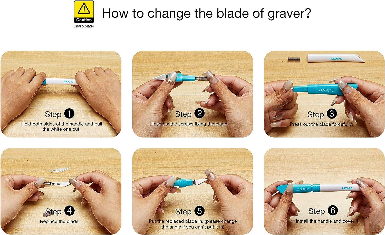 Nicapa Basic Tool Set - Craft Weeding Vinyl Cardstock Kit for ...