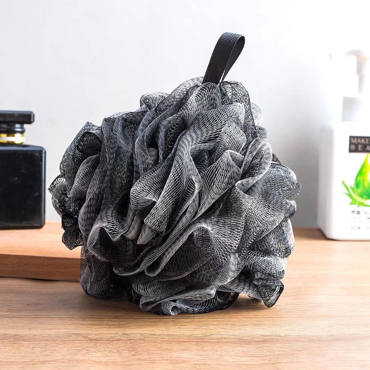 6 Pack White Green Loofah Sponge Set for Men and Women - Bath Shower ...
