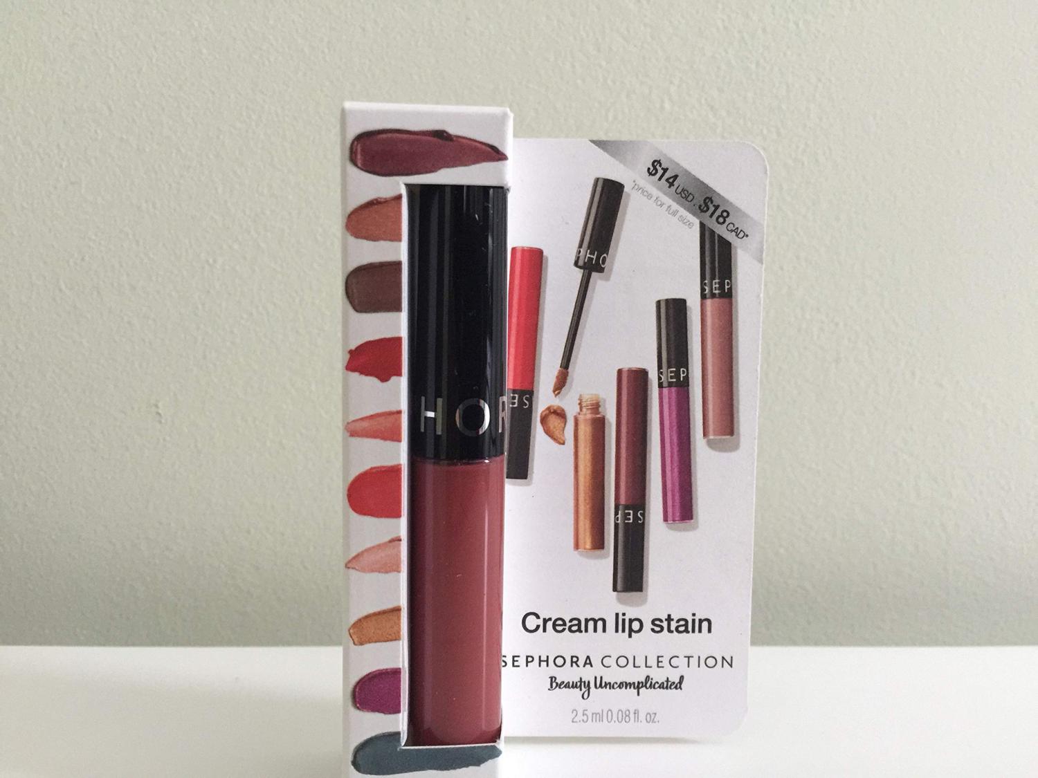 SEPHORA COLLECTION Cream Lip Stain Liquid Lipstick Mini - 84 Rose Redux ...