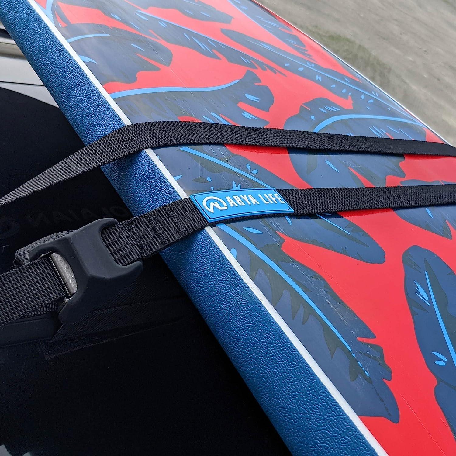 Arya Life 15ft Silicone Buckle Rack Straps - Set of 2 | Surfboard, SUP ...