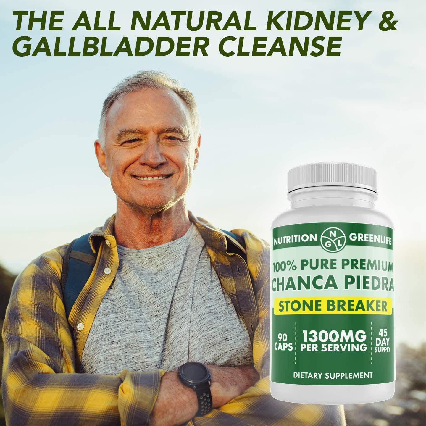 Chanca Piedra 1300mg - Kidney & Gallbladder Support - Natural Herbal ...