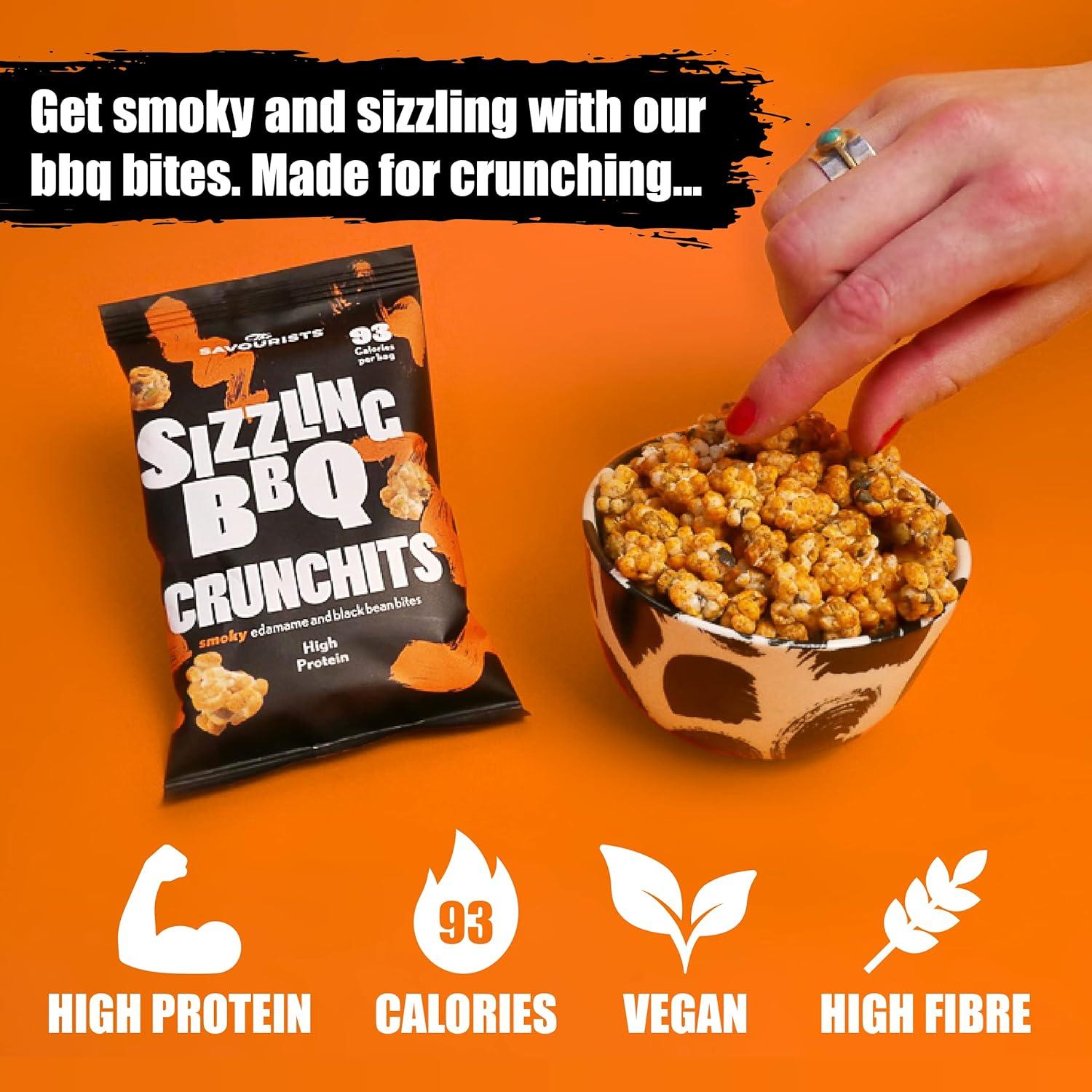 Savourists Sizzling BBQ Crunchits (12x25g) - Healthy Snack | Low ...