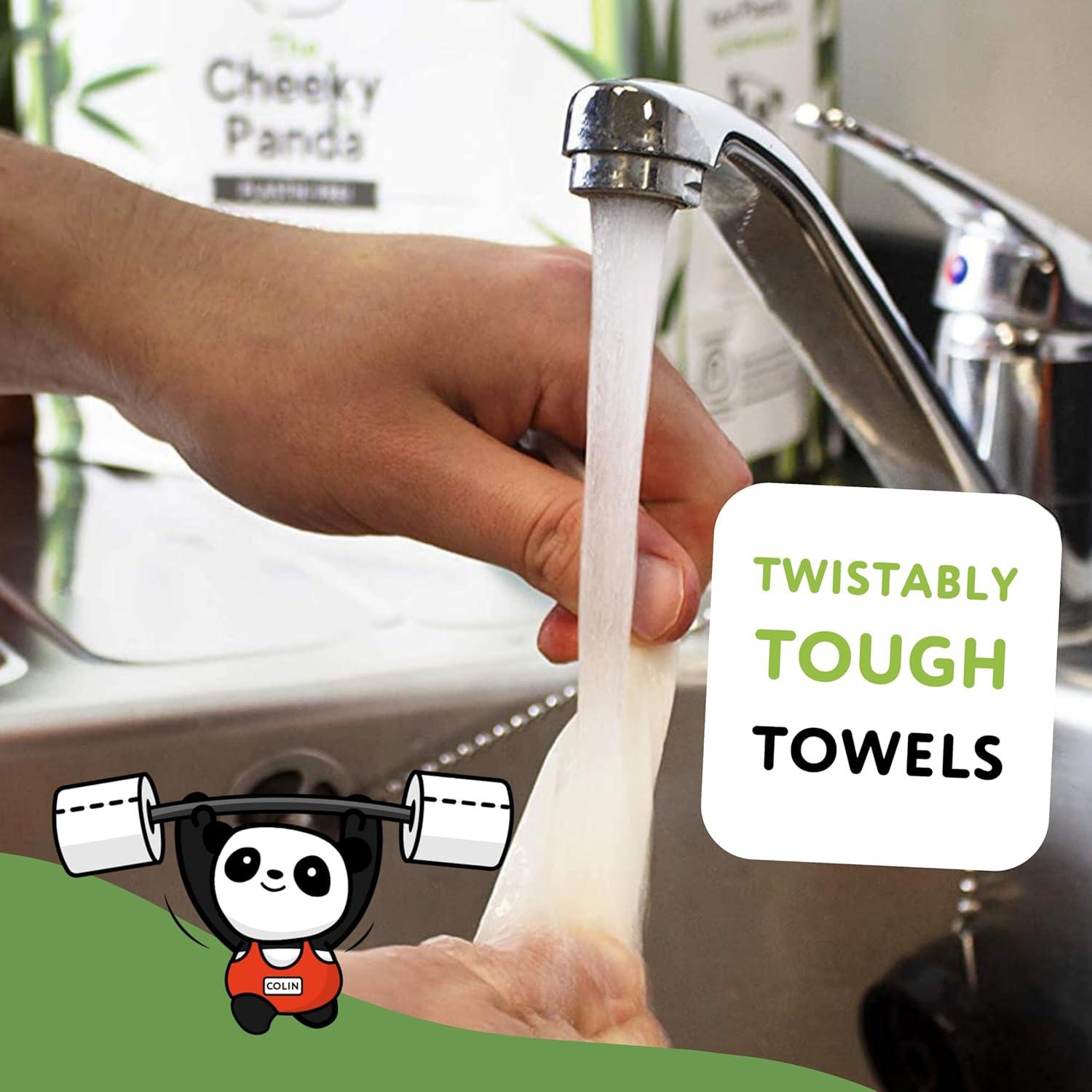 The Cheeky Panda Kitchen Roll 200 Sheets | Super Absorbent ...