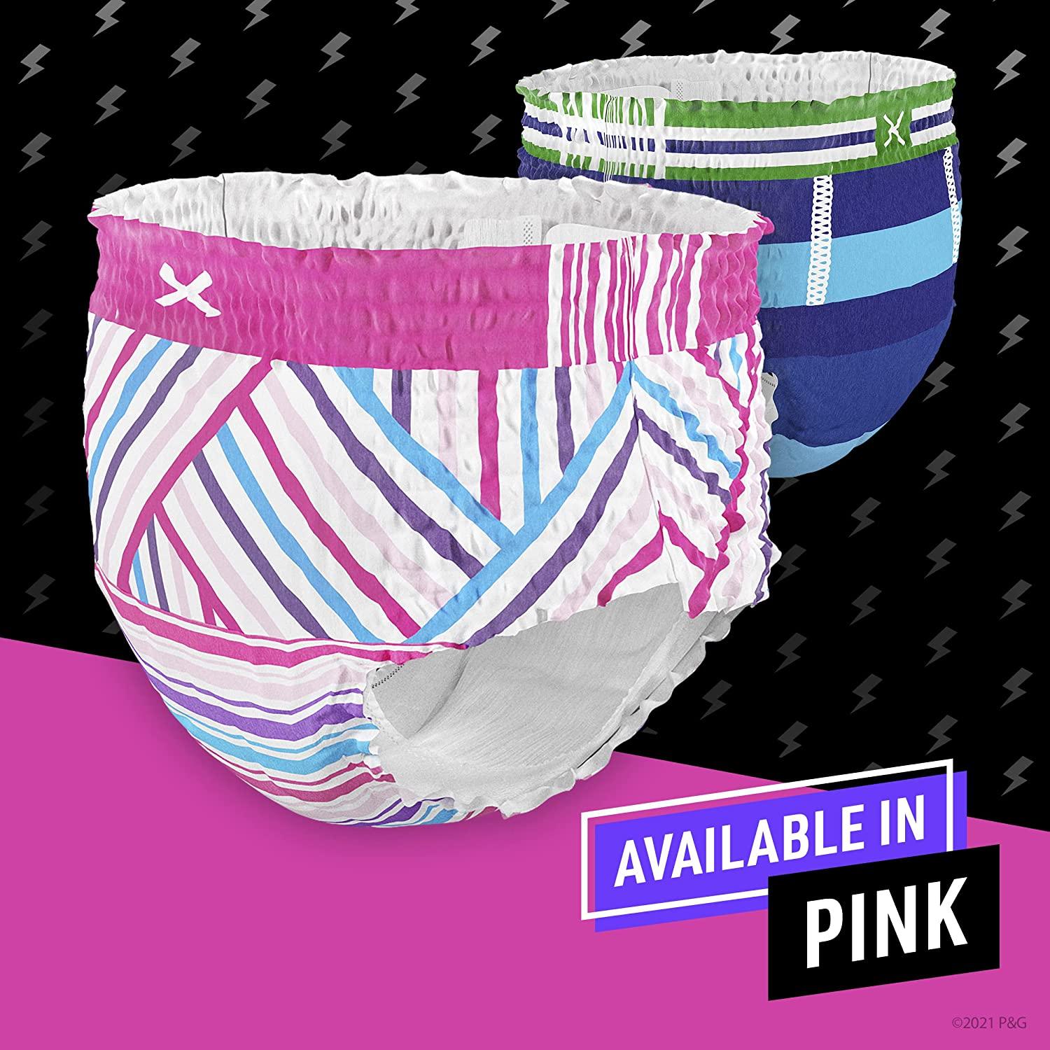 Pampers Ninjamas Nighttime Disposable Underwear Girls, Size S/M (38-65 ...