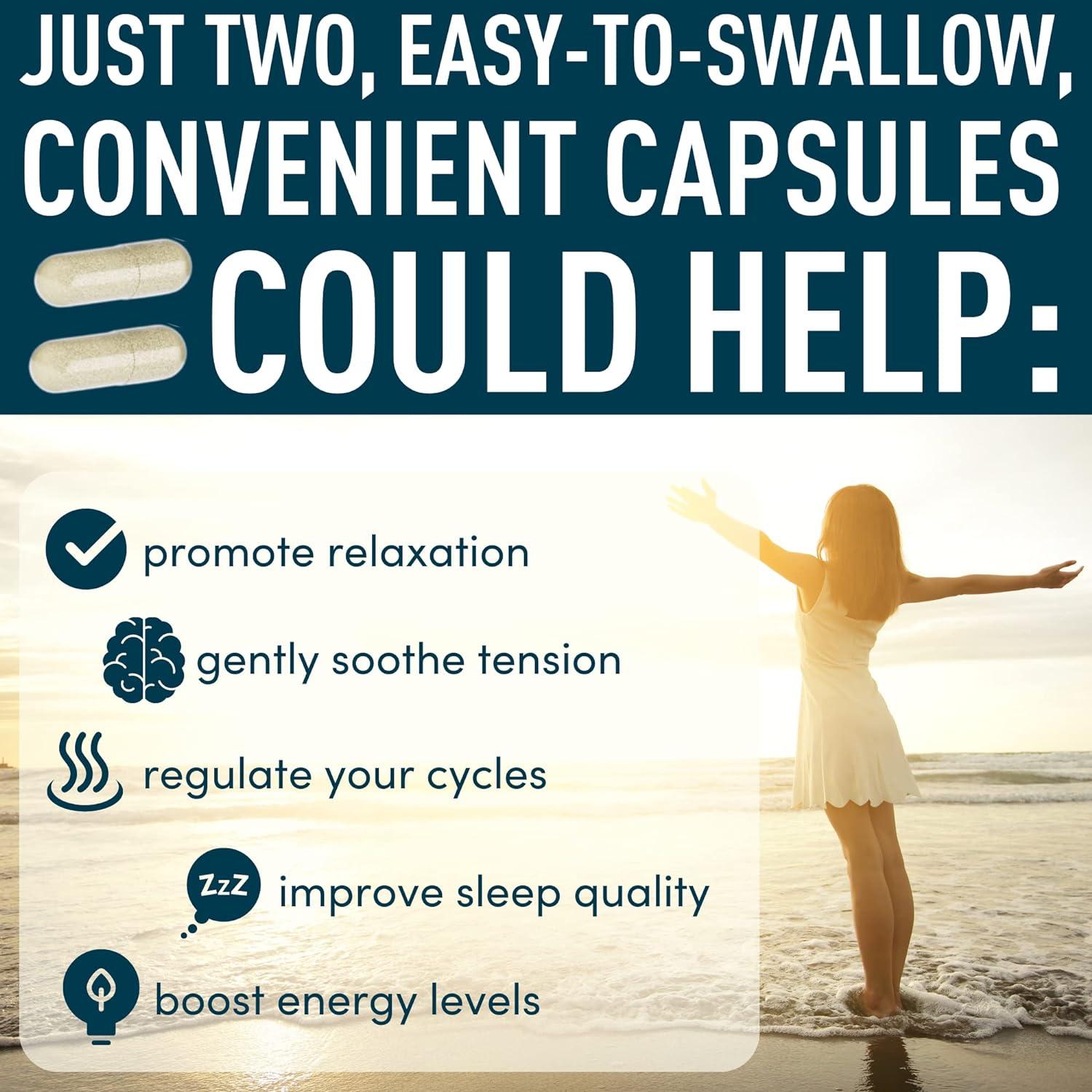 Women's Liquid Iron and PMS Relief Capsules Bundle by Windsor Botanicals