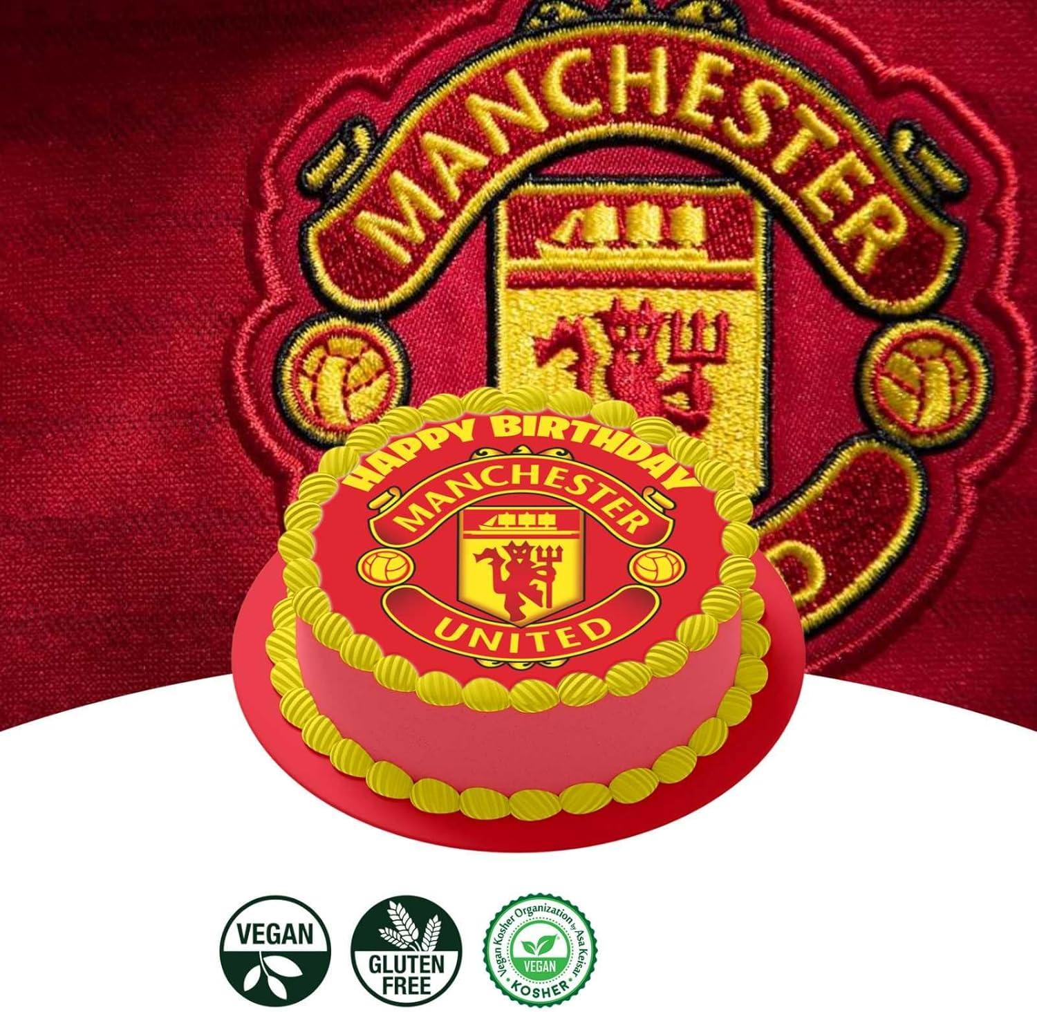 YummyArt Edible Cake Topper - edible cake decorations 20cm diameter ...