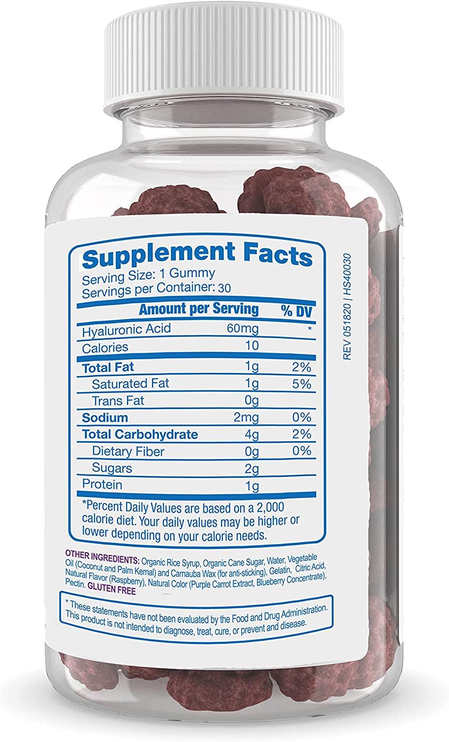 Hydrate & Nourish with Hyalogic Chewy HA Gummies - Mixed Berry Flavor ...