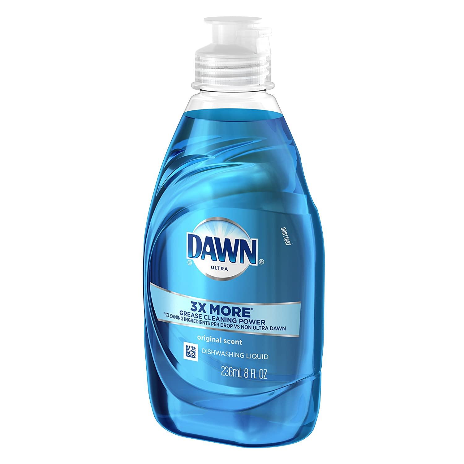 8 oz Dawn Ultra Original Scent Dish Soap - Powerful Dishwashing Liquid ...
