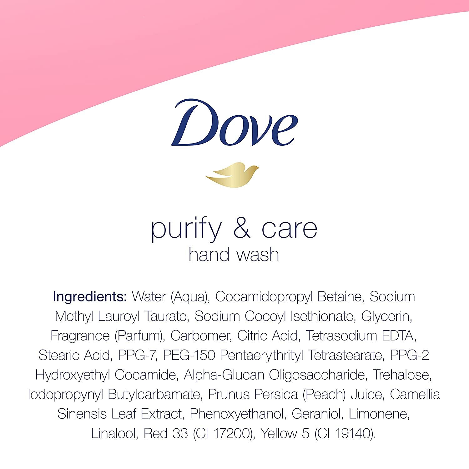 Dove White Peach and Tea Hand Wash 18.5 oz 4 Count - Hygiene, Care, and ...