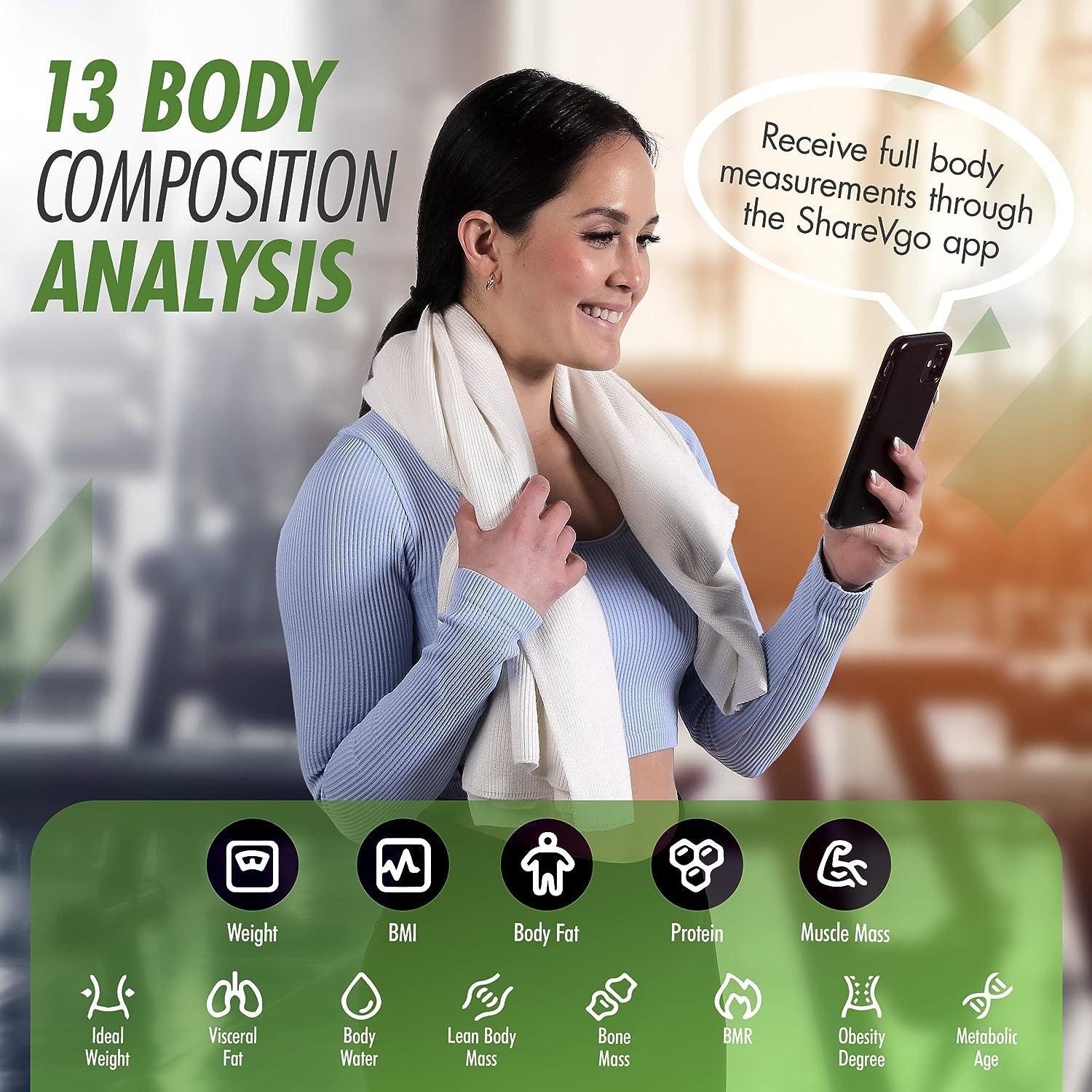 ShareVgo Smart Body Composition Analyzer Scale | Wireless Digital ...