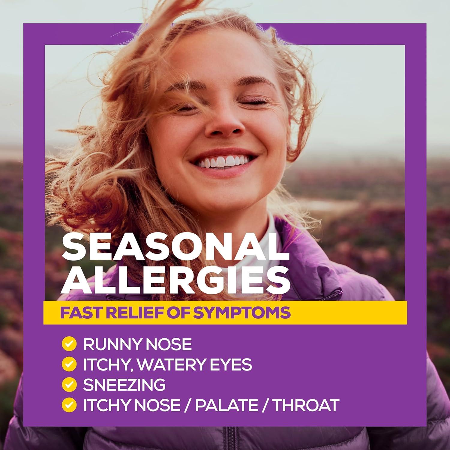 Allegra 24 Hour Allergy Medication Non Drowsy Fast and Effective Multi ...