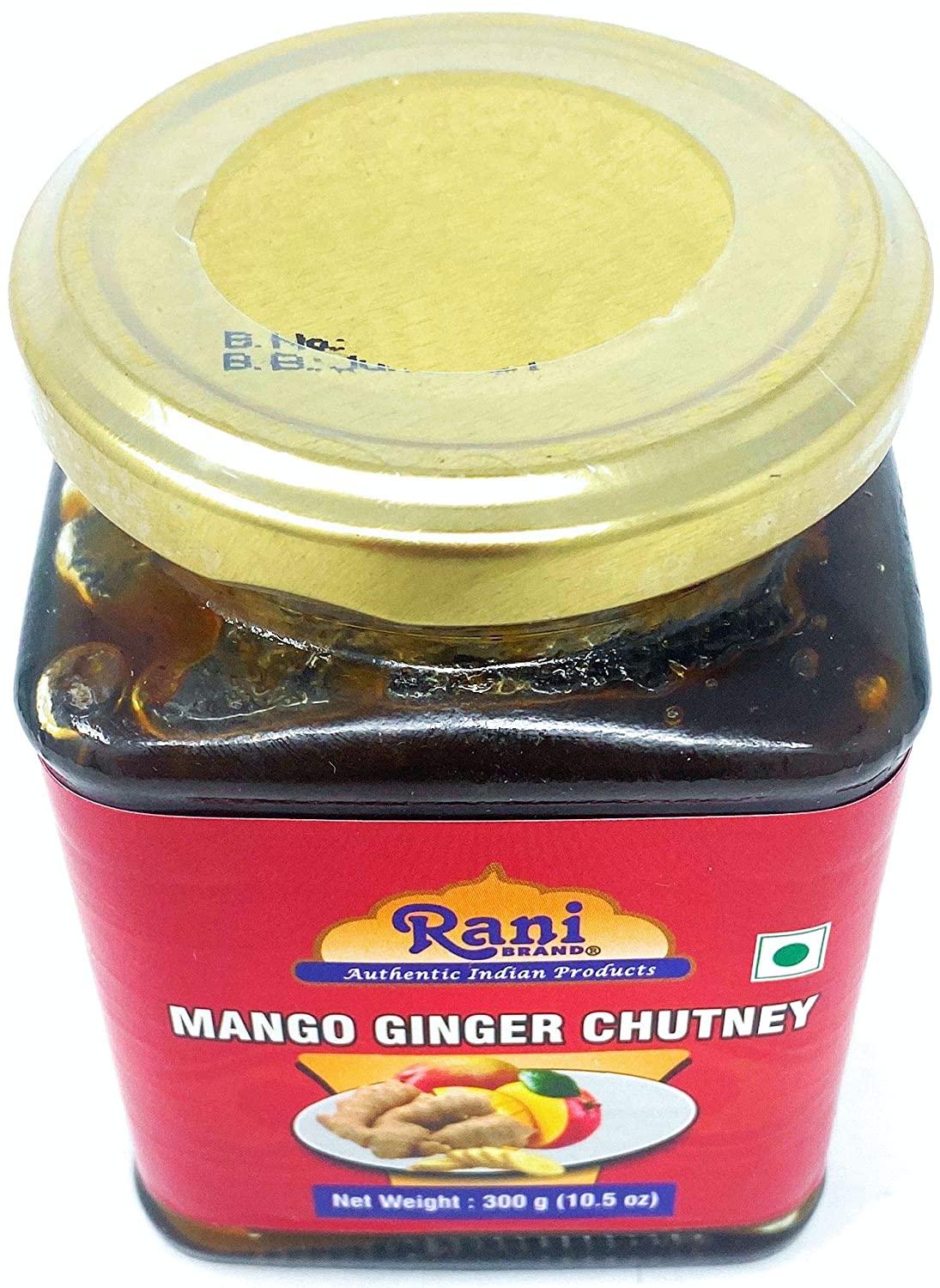 Rani Mango & Ginger Chutney 10.5oz - Vegan, Gluten Free, All Natural ...