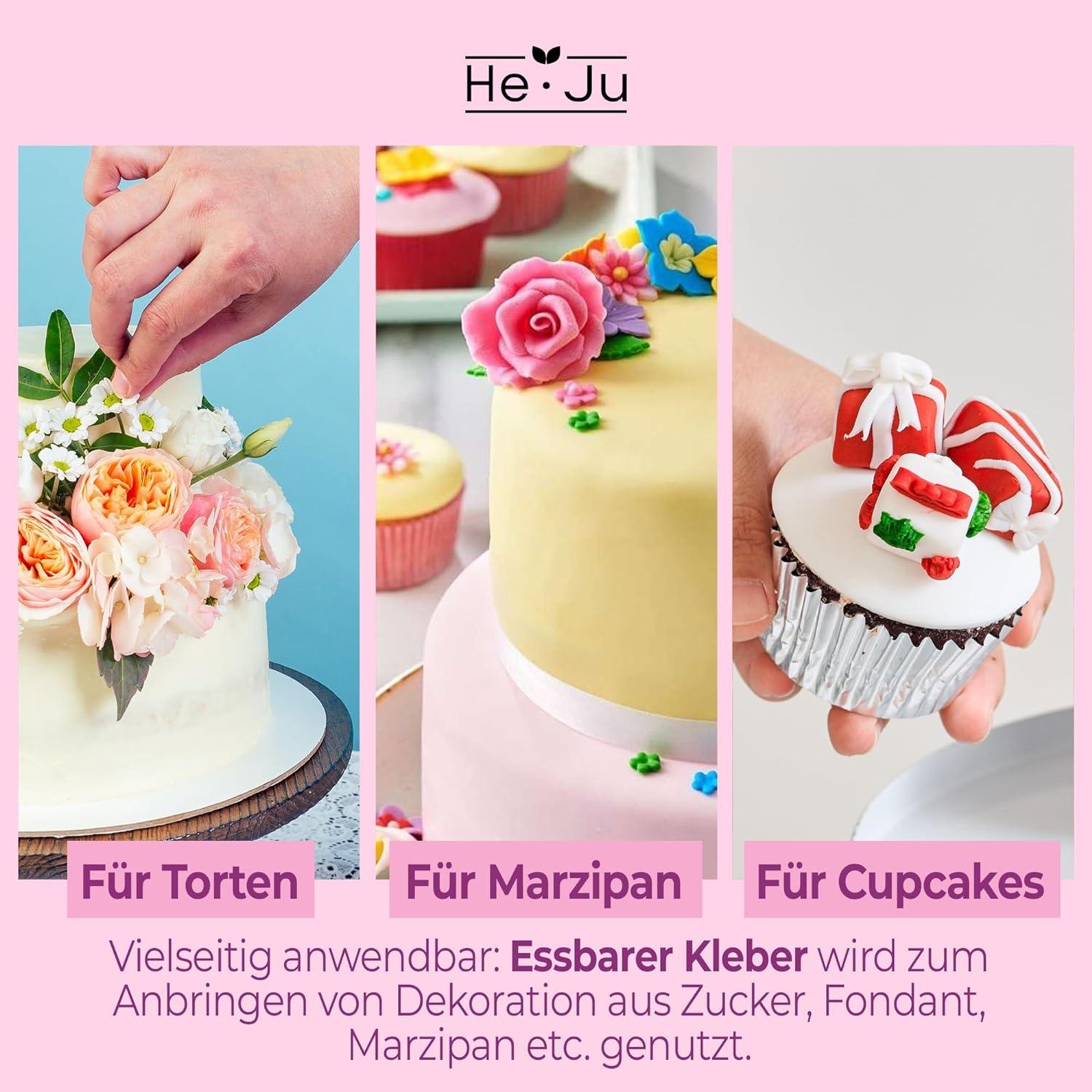 Buy Edible Glue 40g - Vegan Transparent Food Adhesive for Cake ...