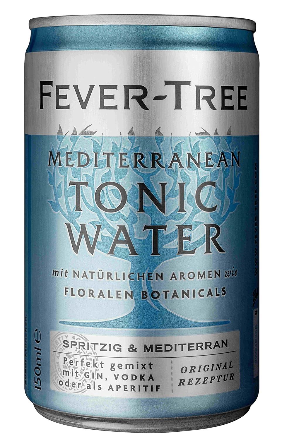 Buy Fever-Tree Mediterranean Tonic Water - 24 x 150ml | Natural Floral ...