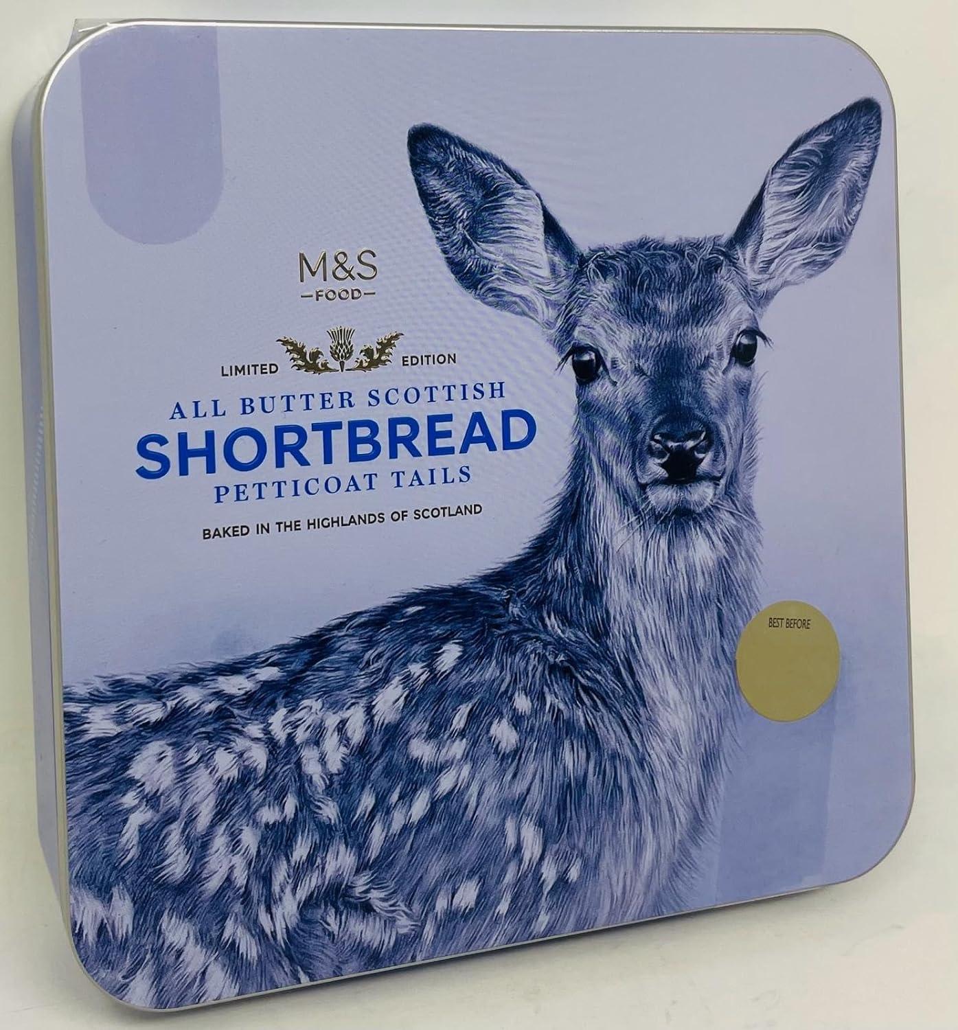 M&S All Butter Scottish Shortbread - Petticoat Tails Tin 360g | Buy Now ...