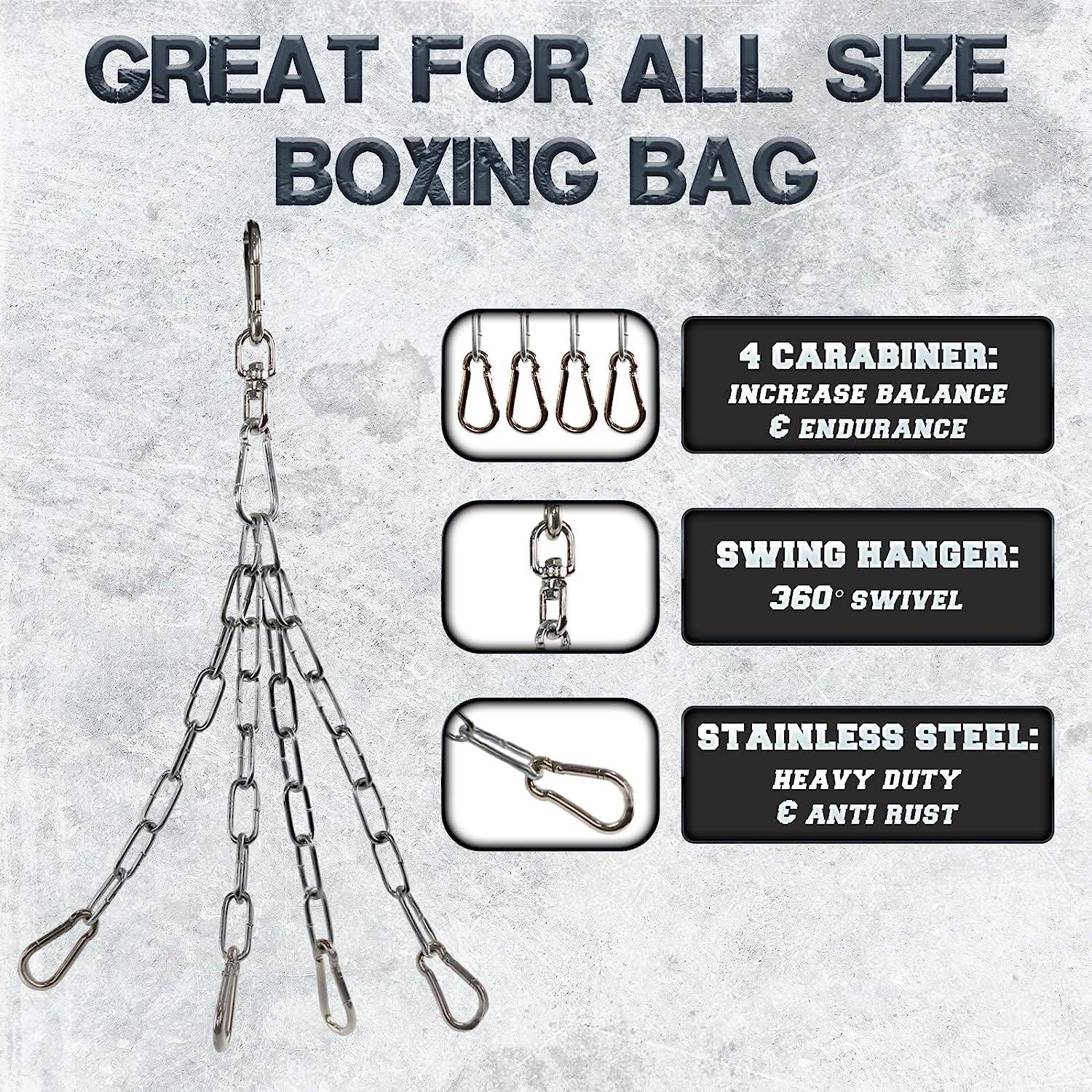 Yes4All Heavy Bag Mount - Heavy Duty Indoor/Outdoor Gym Swing Hanger ...