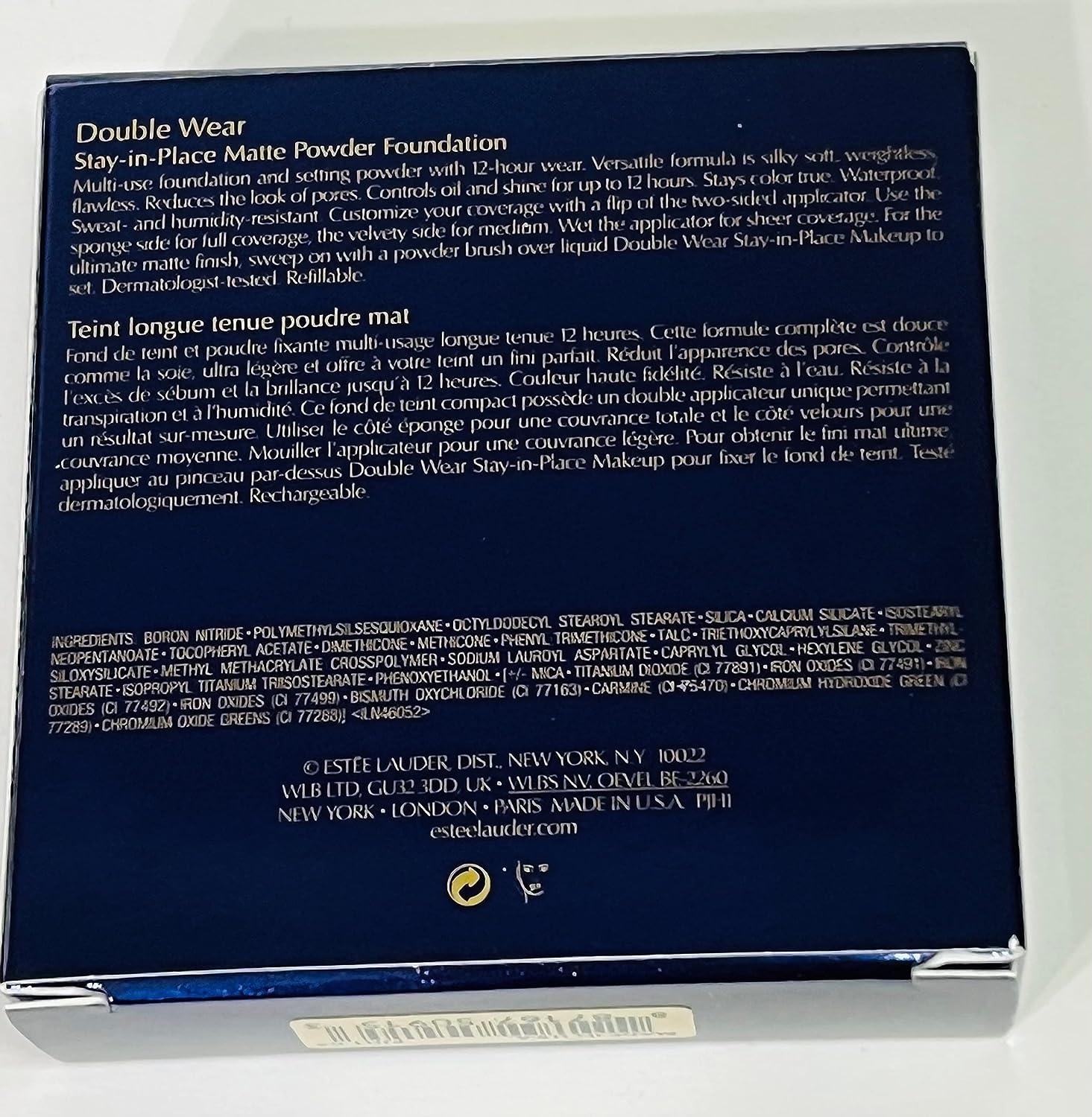 Estee Lauder Double Wear Stay-in-Place Matte Powder Foundation 4N1 ...