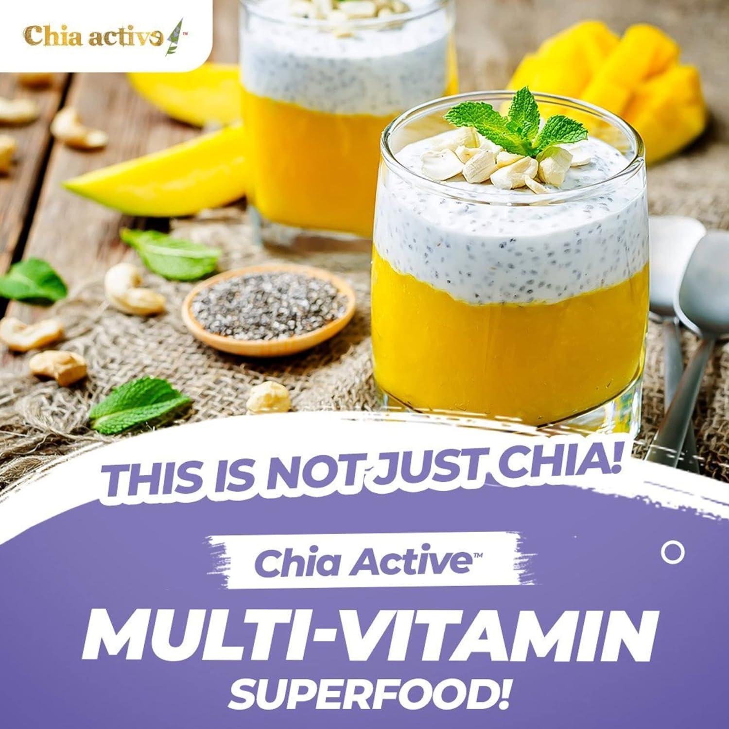 Chia Active Chia Seeds 400g with Vitamin D & Zinc - Immune Support ...