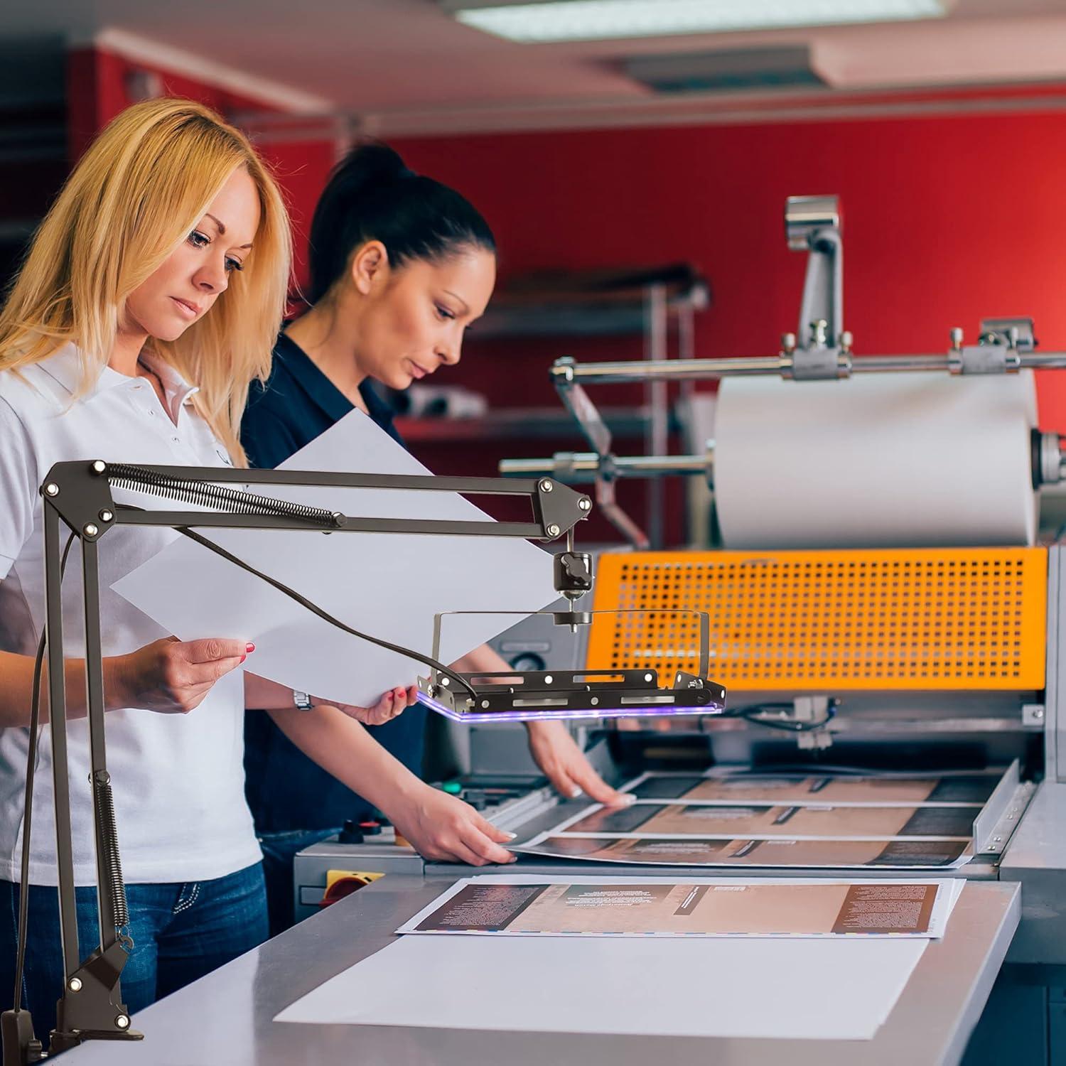 Dorhui 2 Pack UV Light for Screen Printing Total 50W LED UV Screen ...