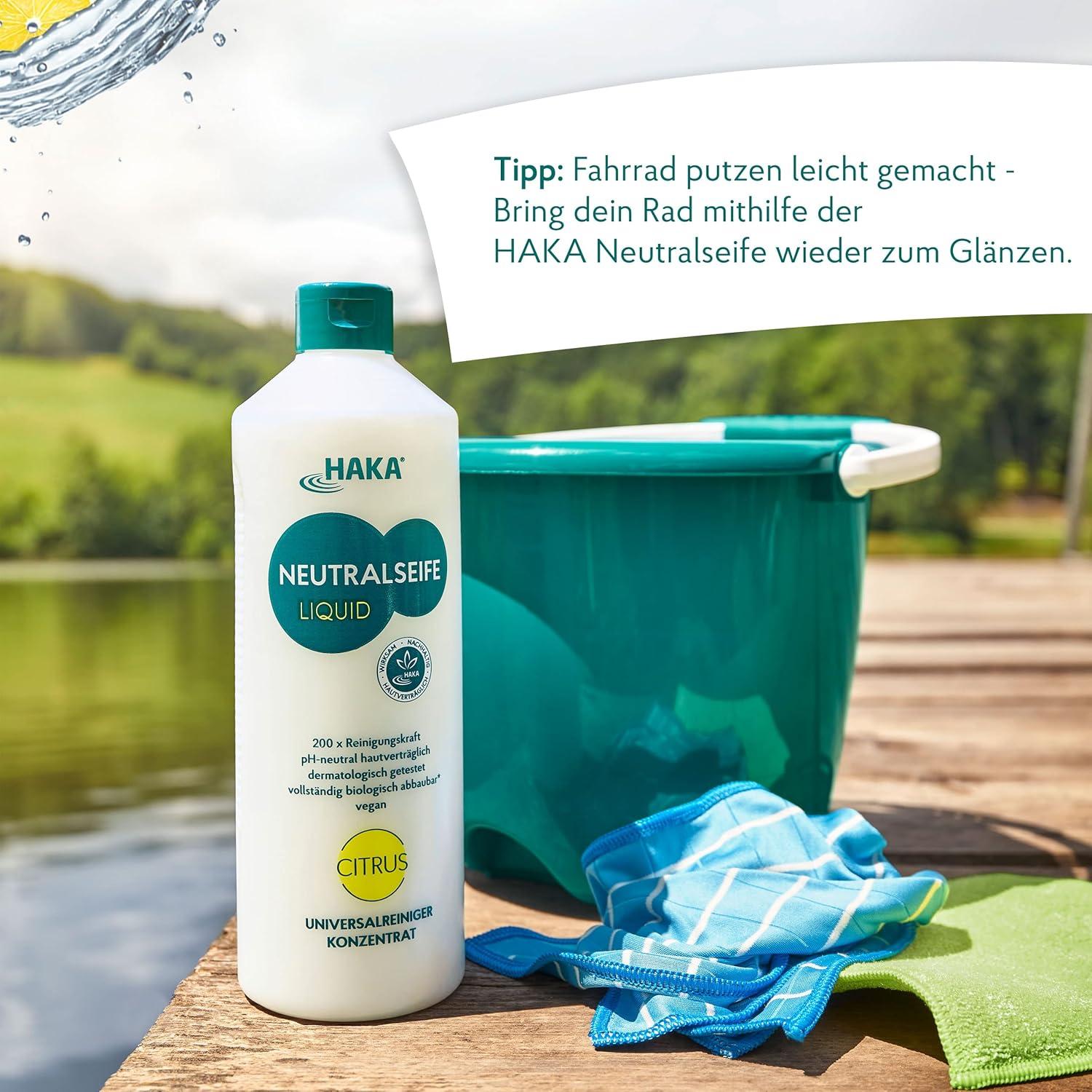 HAKA Neutral Soap Liquid Citrus All-Purpose Cleaner 3x1L - 600 ...