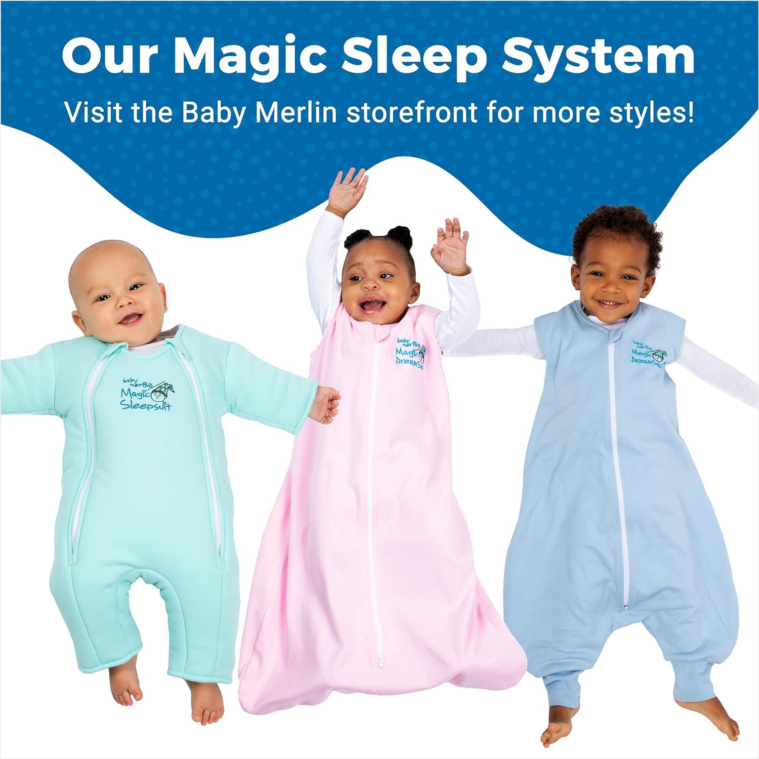 Baby Merlin's Magic Sleepsuit 3-6 months - Cream Cotton 3 Months Cream